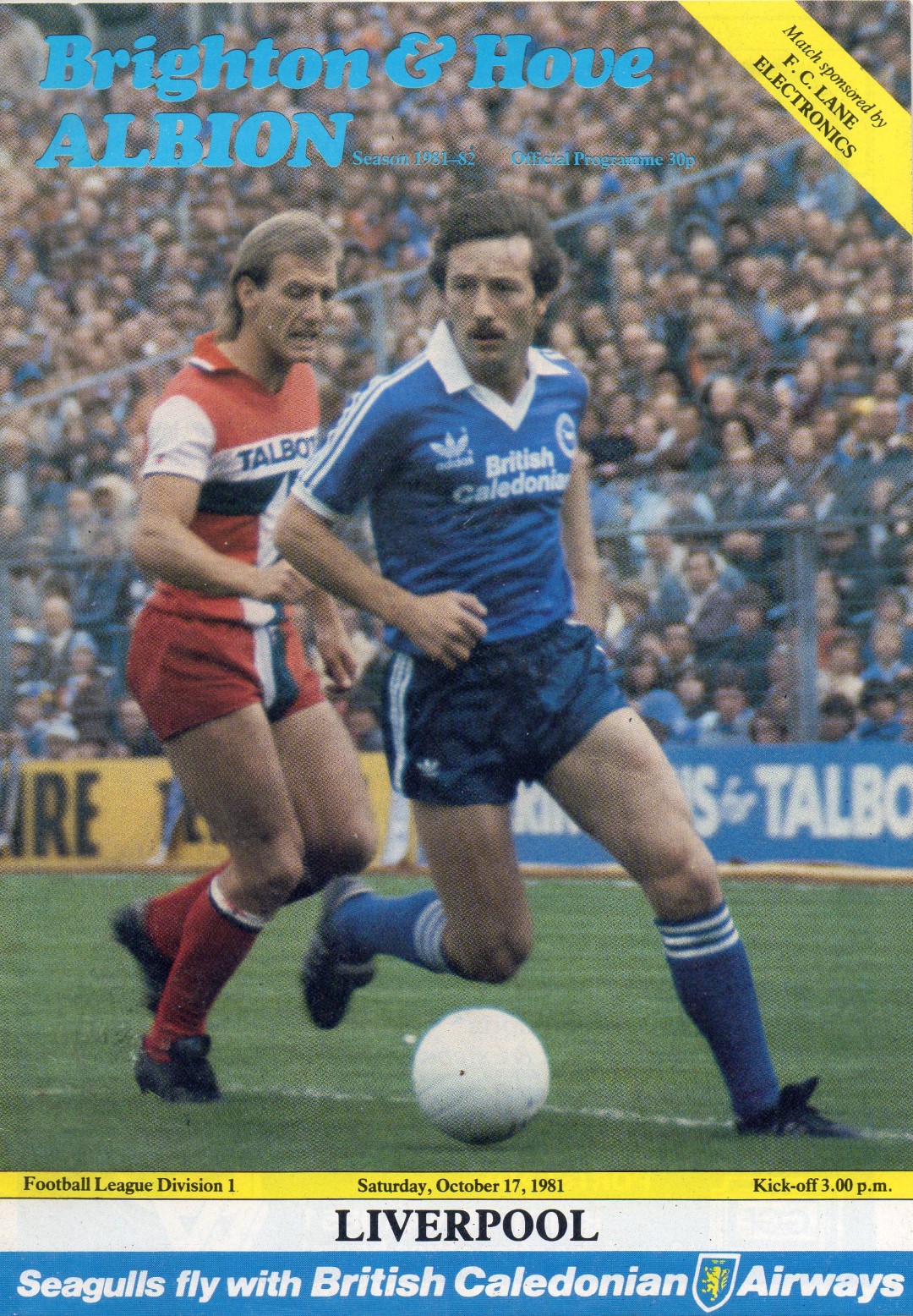 Matchdetails from Brighton & Hove Albion - Liverpool played on Saturday ...