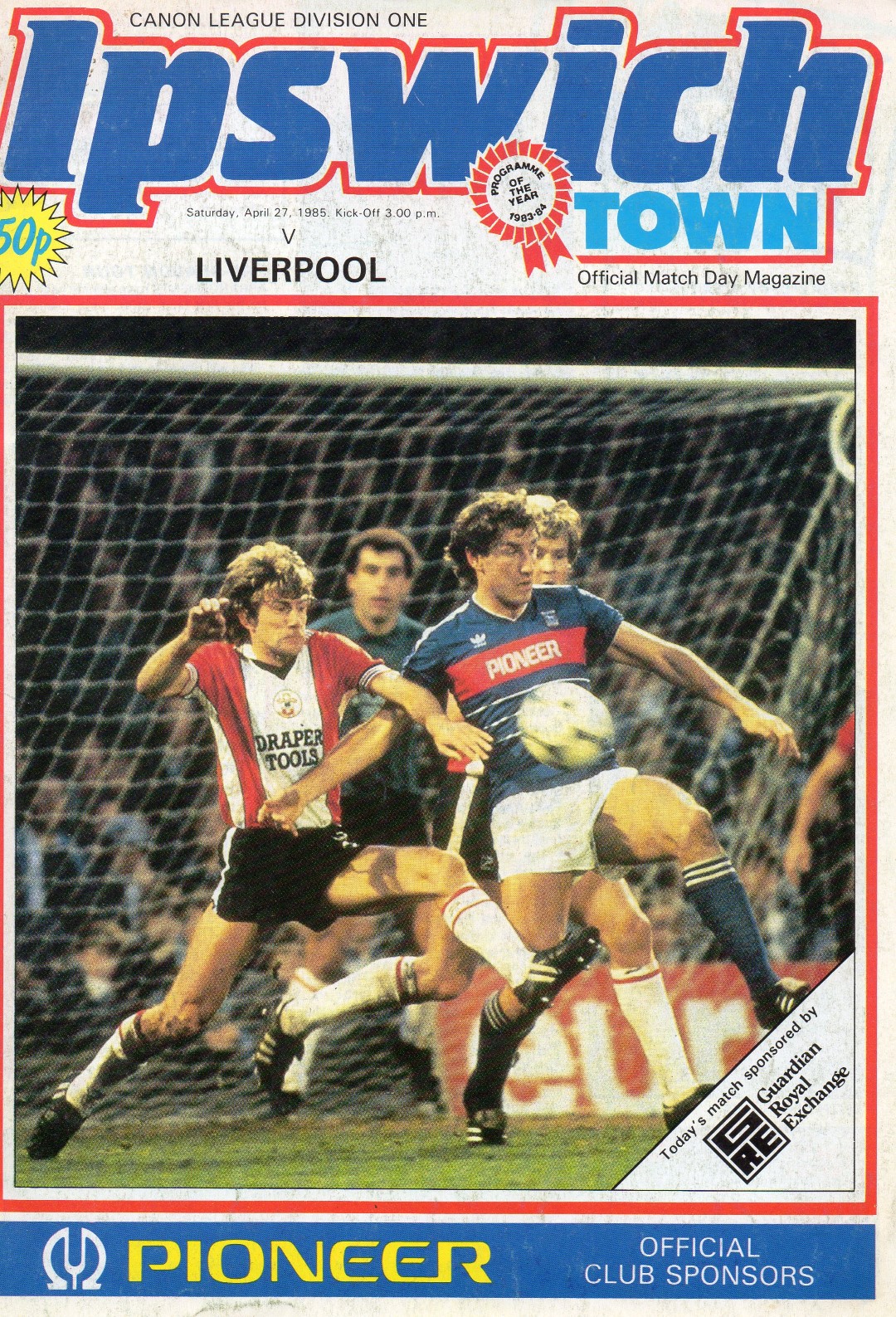 Matchdetails from Ipswich Town - Liverpool played on Saturday 27 April ...