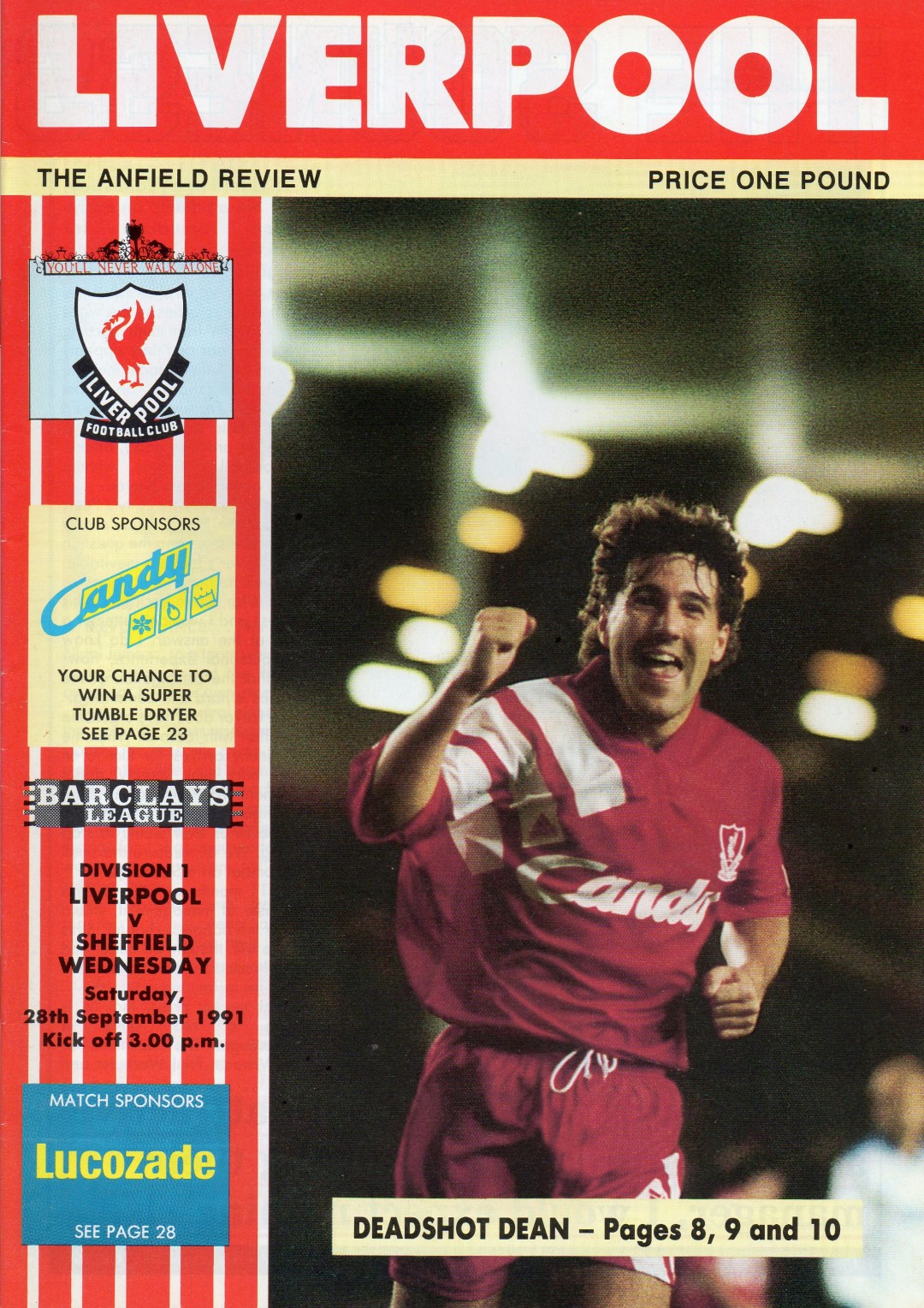 Liverpool career stats for Dean Saunders - LFChistory - Stats galore ...