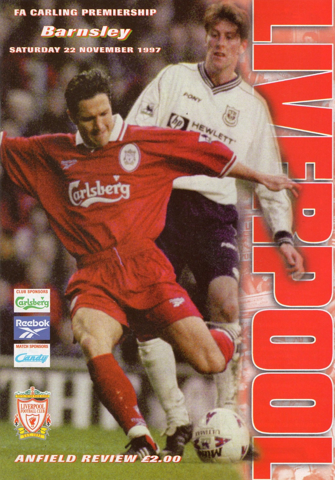 Matchdetails from Liverpool - Barnsley played on Saturday 22 November ...