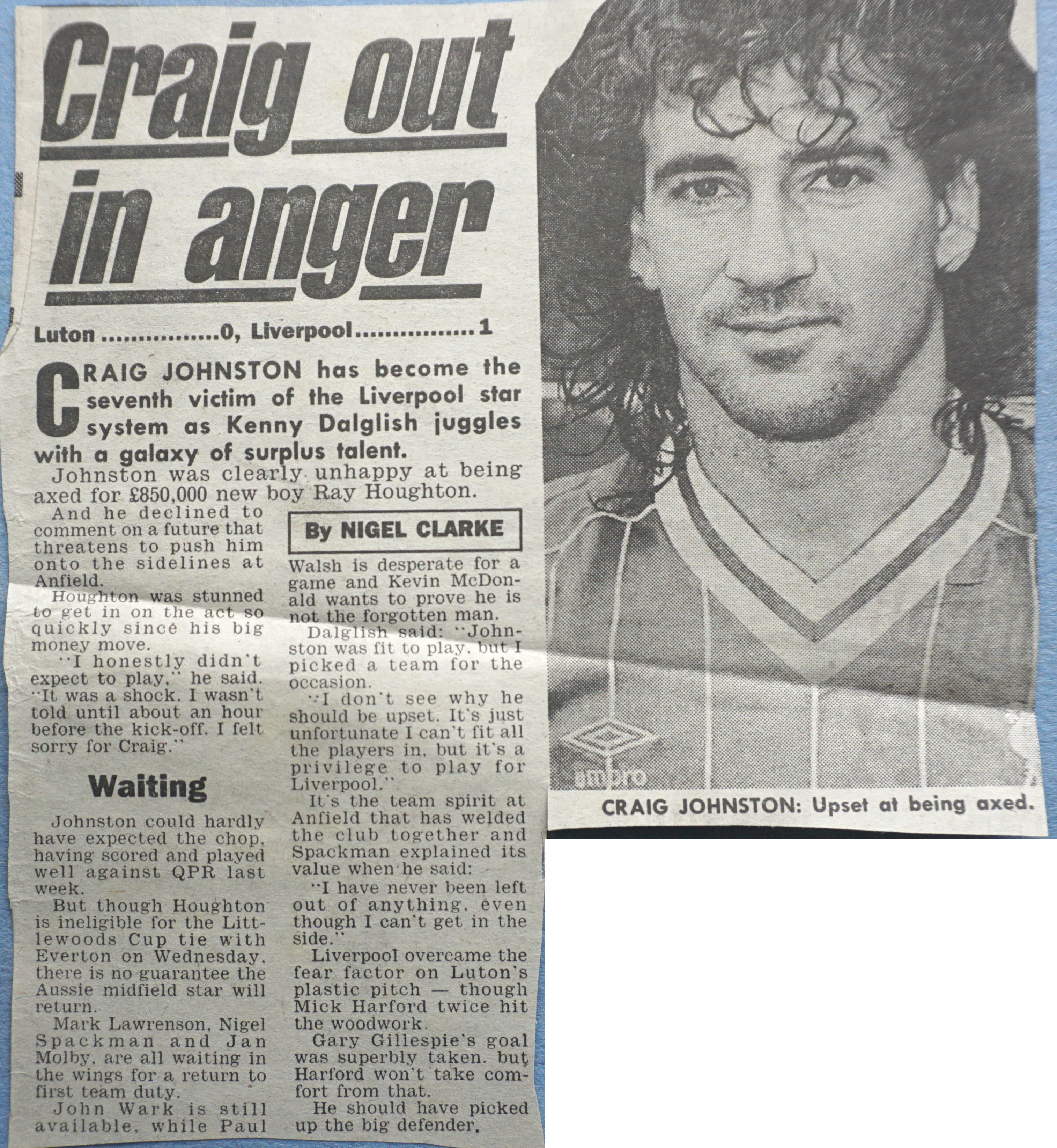 Liverpool career stats for Craig Johnston - LFChistory - Stats galore ...