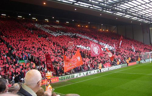 Artist's interpretation of a redeveloped Anfield from inside the ...