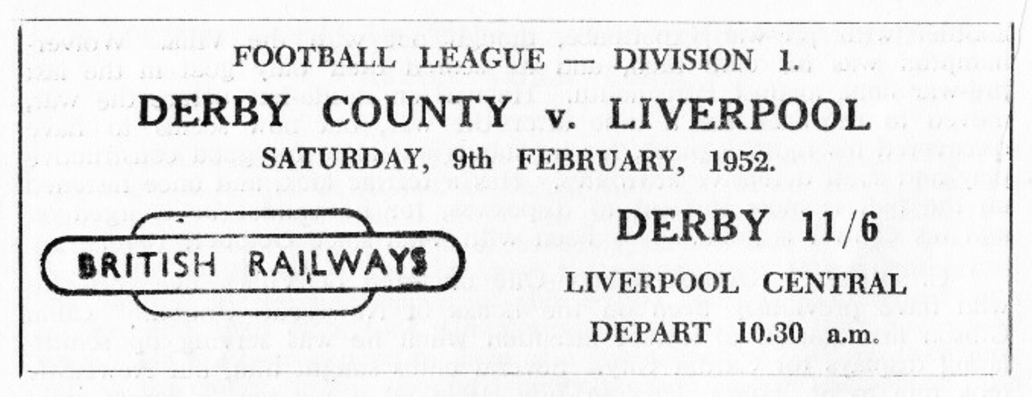Matchdetails from Derby County - Liverpool played on Saturday 9 ...
