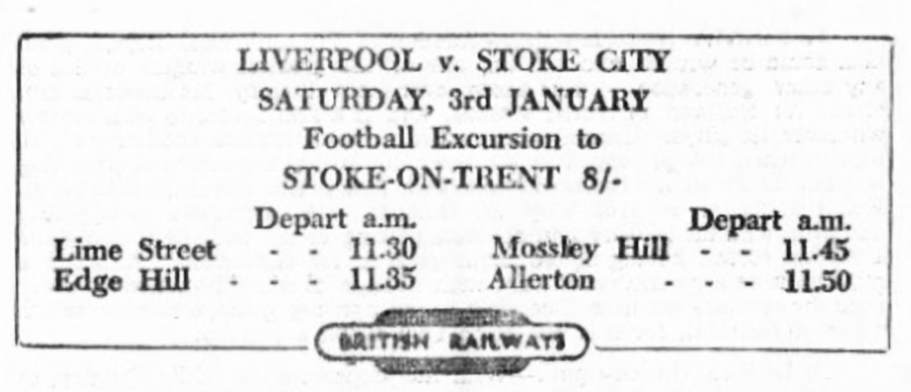 Matchdetails from Stoke City - Liverpool played on Saturday 3 January ...
