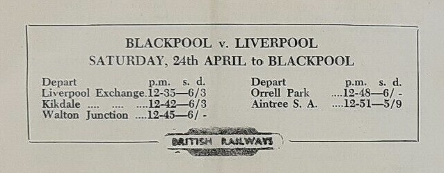 Matchdetails from Blackpool - Liverpool played on Saturday 24 April ...