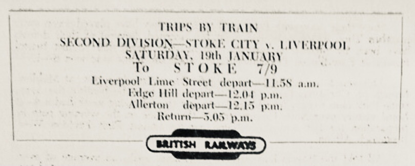Matchdetails from Stoke City - Liverpool played on Saturday 19 January ...
