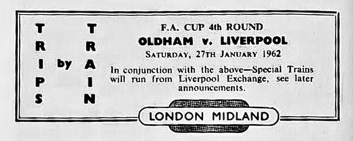 Matchdetails from Oldham Athletic - Liverpool played on Saturday 27 ...