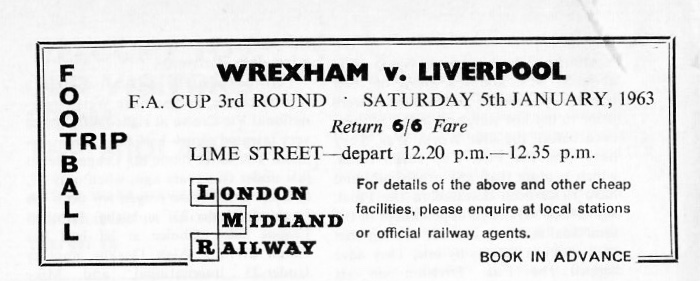 Matchdetails from Wrexham - Liverpool played on Wednesday 9 January ...