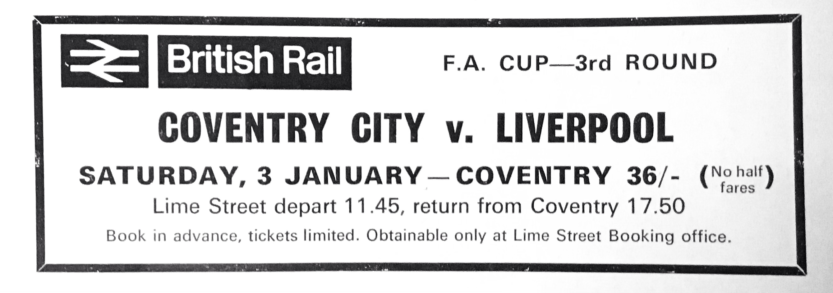 Matchdetails from Coventry City - Liverpool played on Wednesday 7 ...