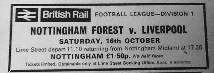 Matchdetails from Nottingham Forest - Liverpool played on Saturday 16 ...
