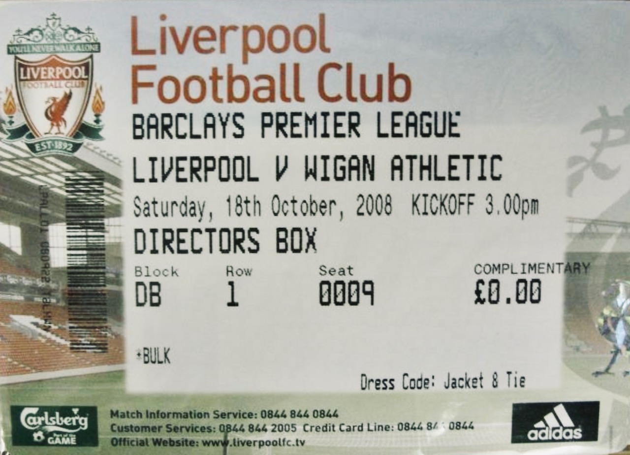 Matchdetails from Liverpool - Wigan Athletic played on Saturday 18 ...