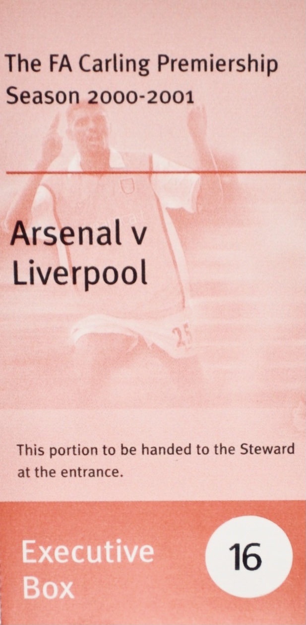 Matchdetails from Arsenal - Liverpool played on Monday 21 August 2000 ...