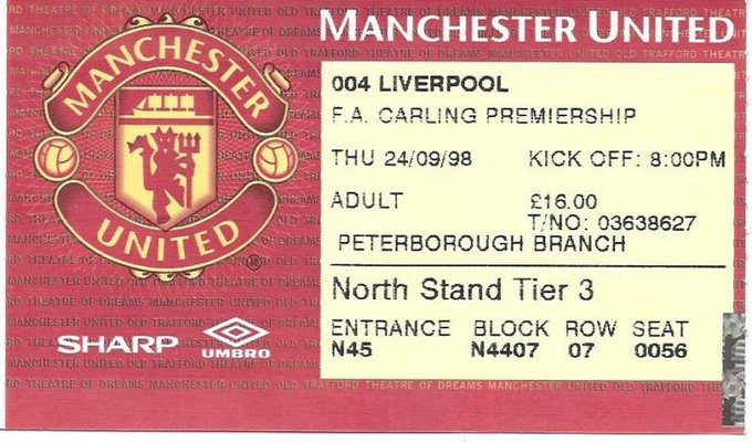 Matchdetails from Manchester United - Liverpool played on Thursday 24 ...