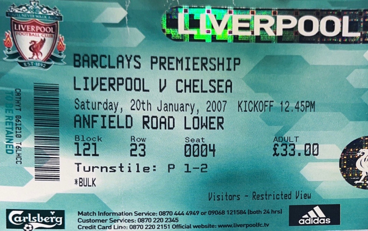 Matchdetails from Liverpool - Chelsea played on Saturday 20 January ...