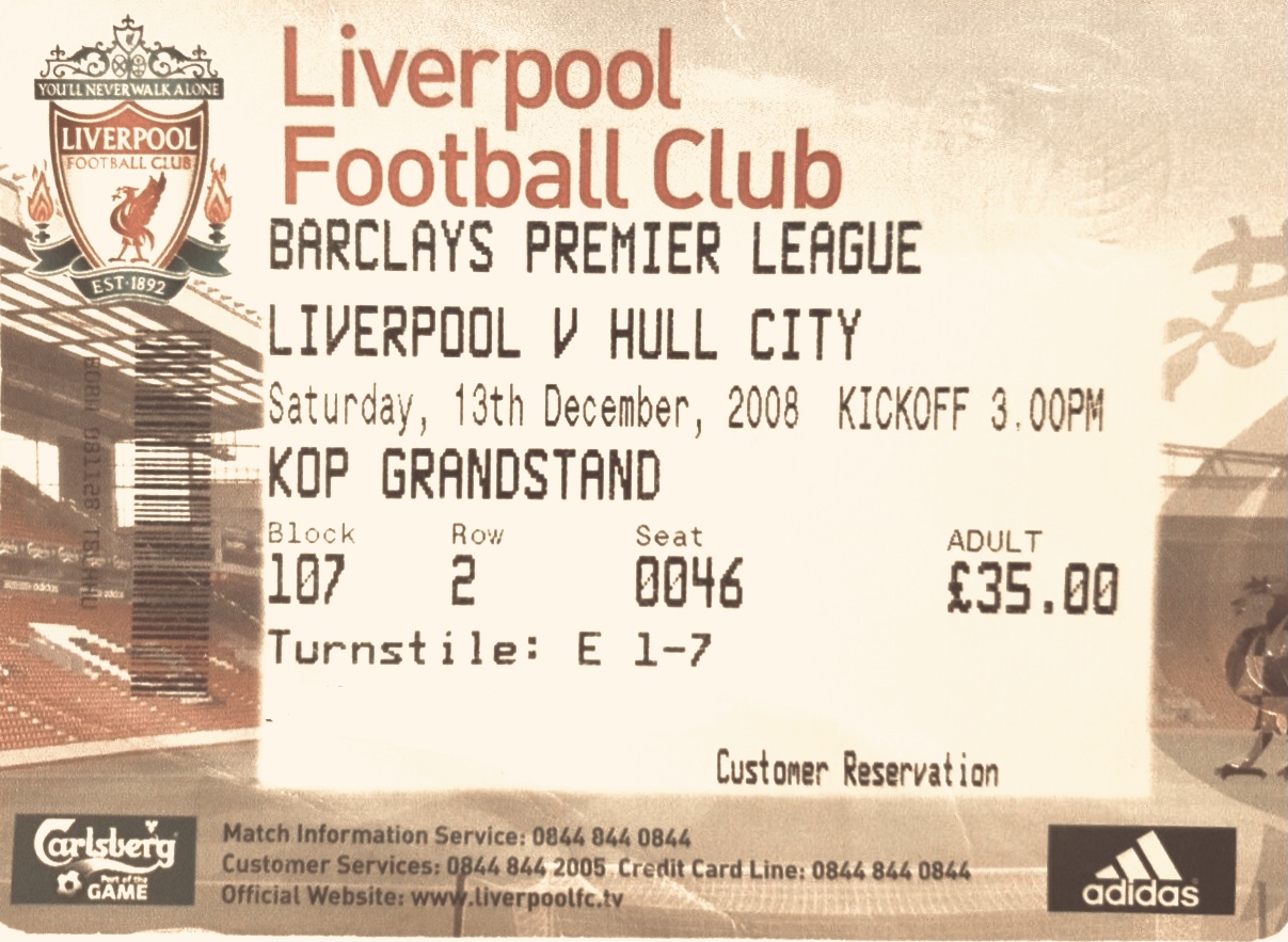 Matchdetails from Liverpool - Hull City played on Saturday 13 December ...