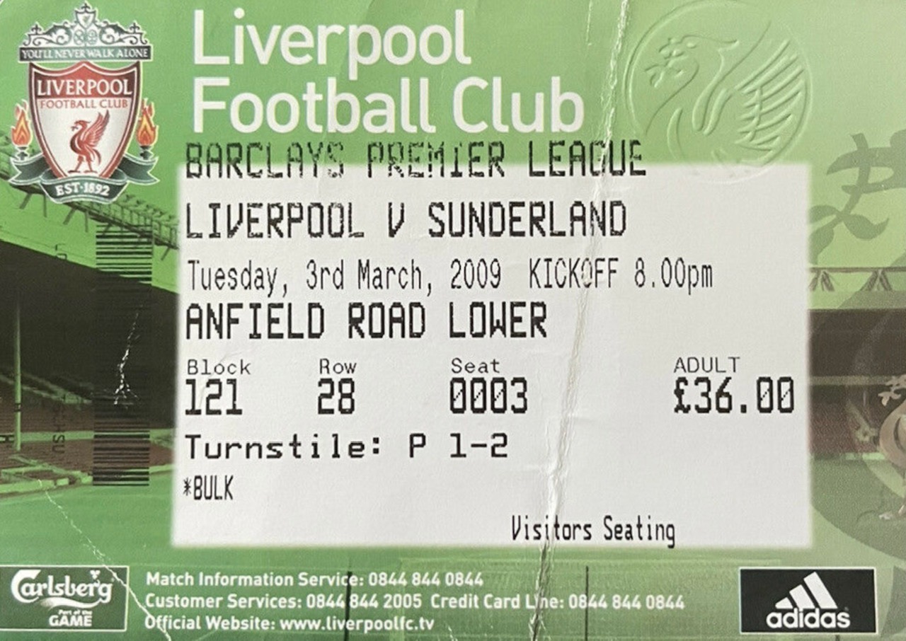 Matchdetails from Liverpool - Sunderland played on Tuesday 3 March 2009 ...