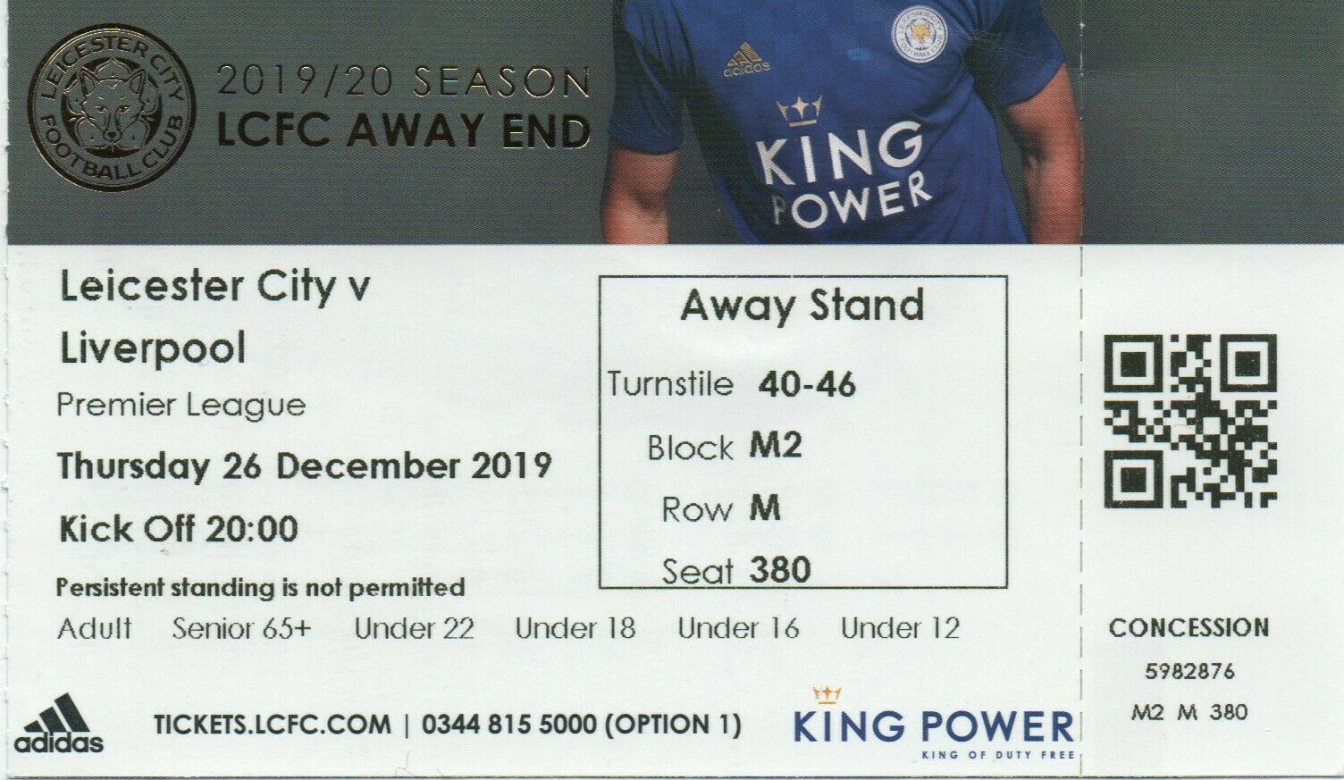 Matchdetails from Leicester City - Liverpool played on Thursday 26 ...