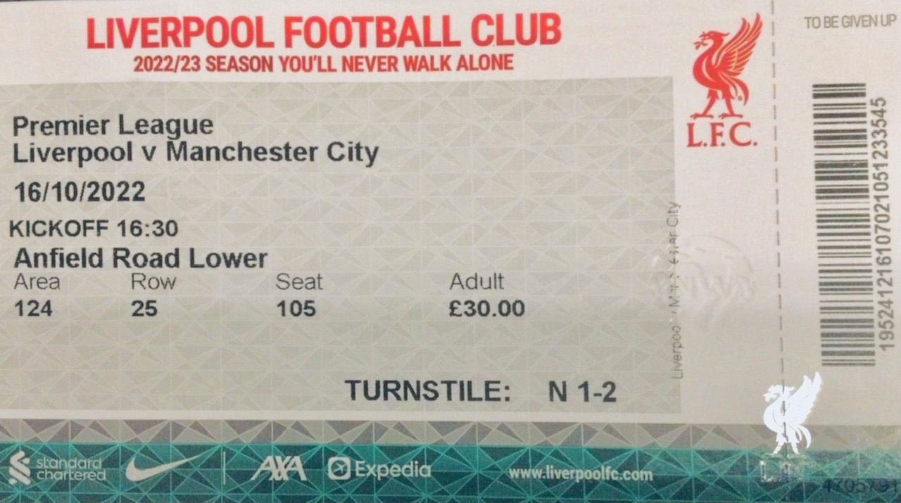 Matchdetails from Liverpool - Manchester City played on Sunday 16 ...