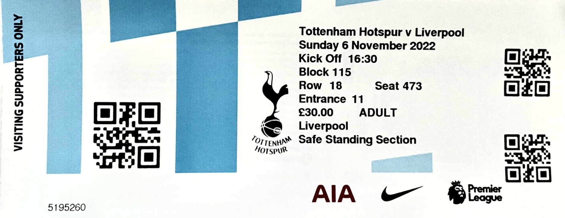 Matchdetails from Tottenham Hotspur - Liverpool played on Sunday 6 ...