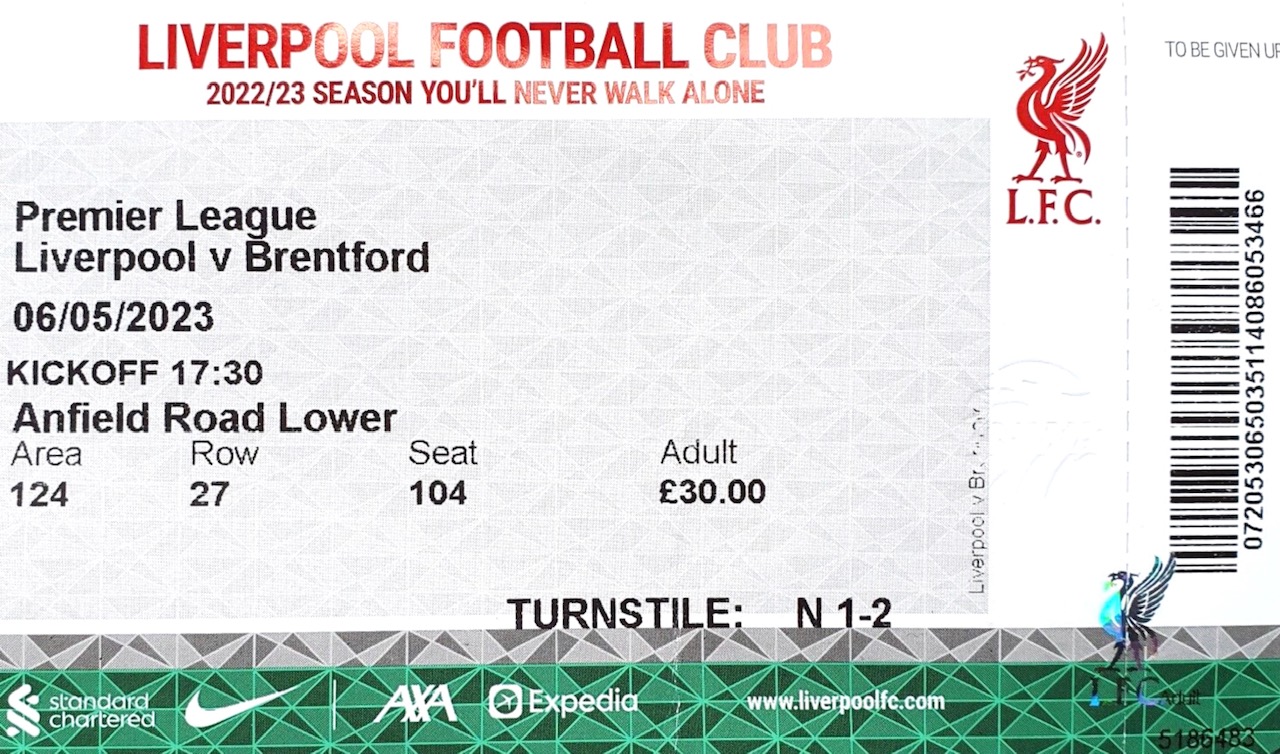 Matchdetails from Liverpool - Brentford played on Saturday 6 May 2023 ...