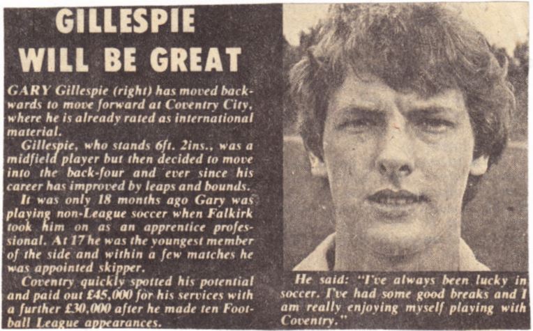 Liverpool career stats for Gary Gillespie - LFChistory - Stats galore ...