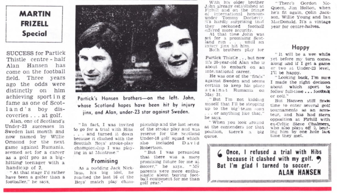 Liverpool career stats for Alan Hansen - LFChistory - Stats galore for ...