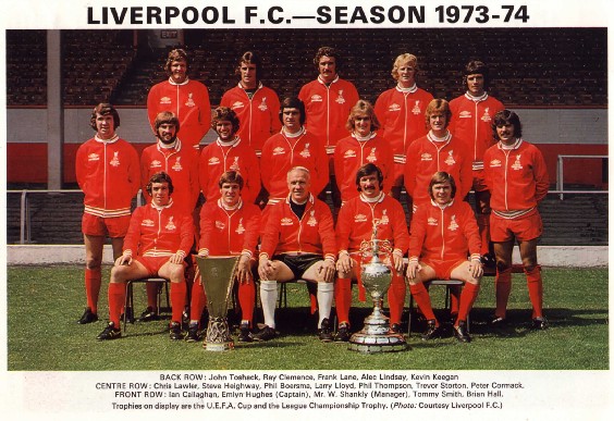 Squad picture for the 1973-1974 season - LFChistory - Stats galore for ...