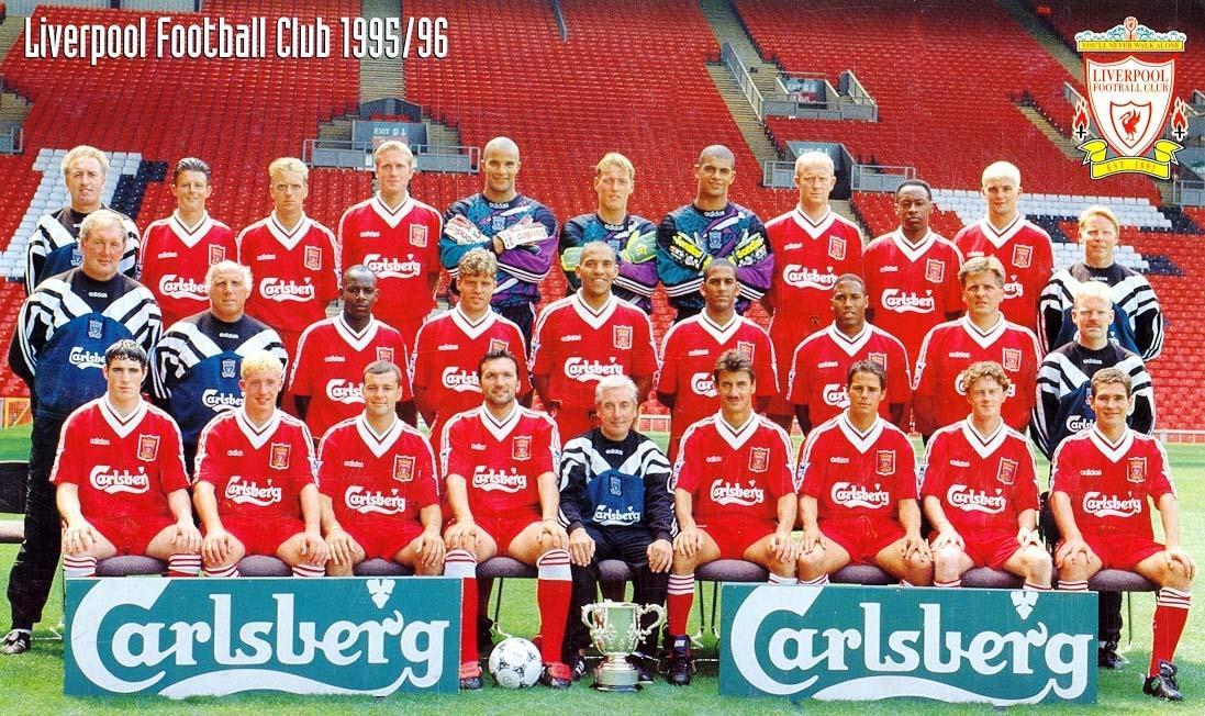 Squad picture for the 1995-1996 season - LFChistory - Stats galore for Liverpool FC!