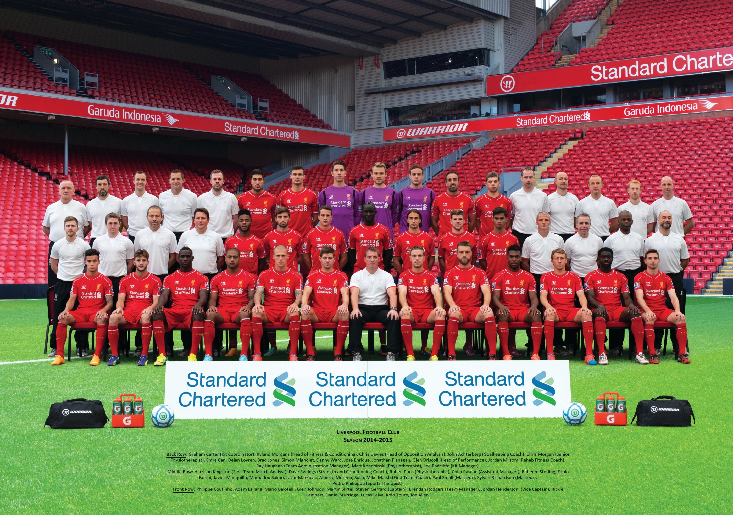 Squad picture for the 2014-2015 season - LFChistory - Stats galore for ...