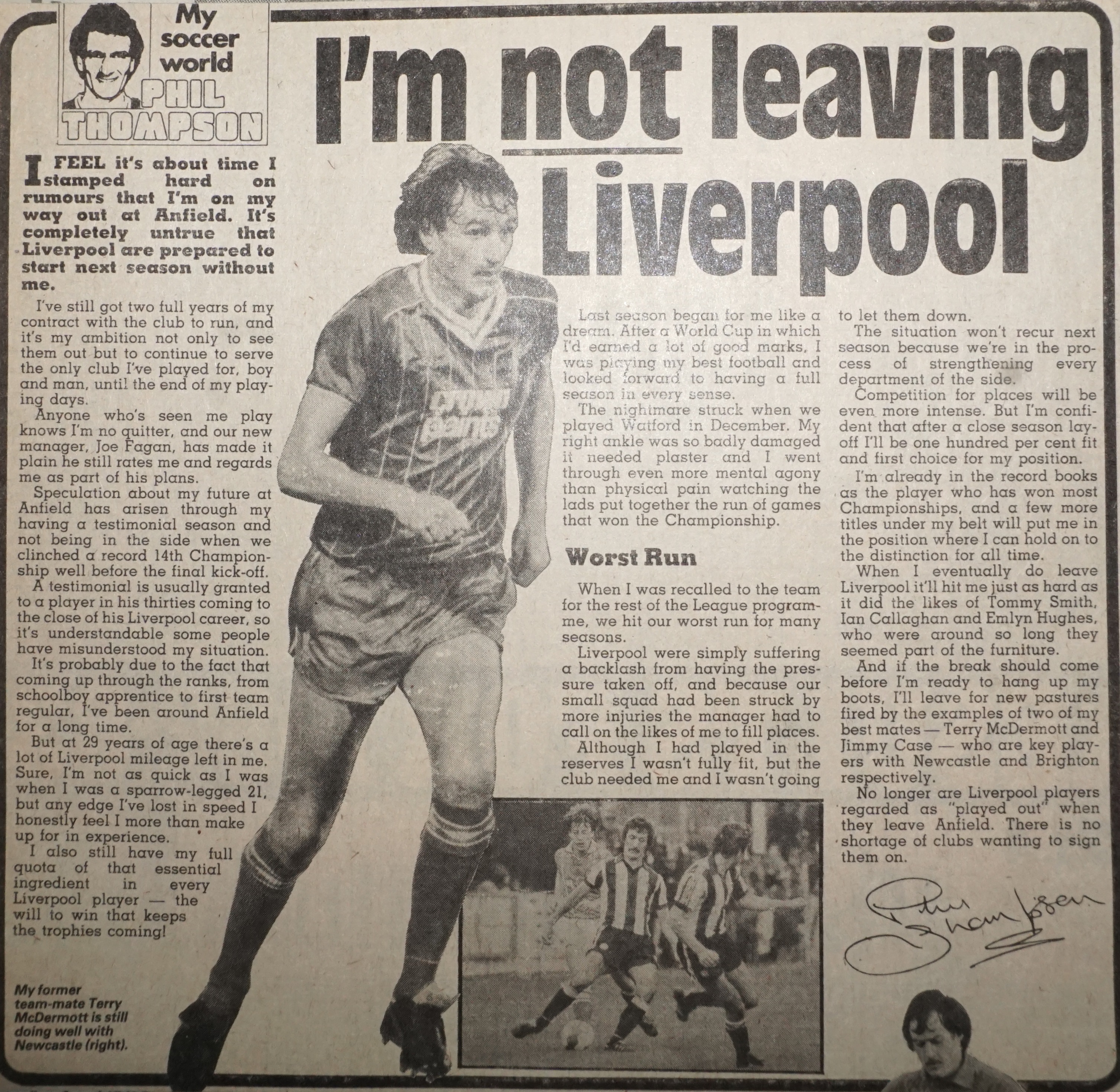 Liverpool career stats for Phil Thompson - LFChistory - Stats galore ...