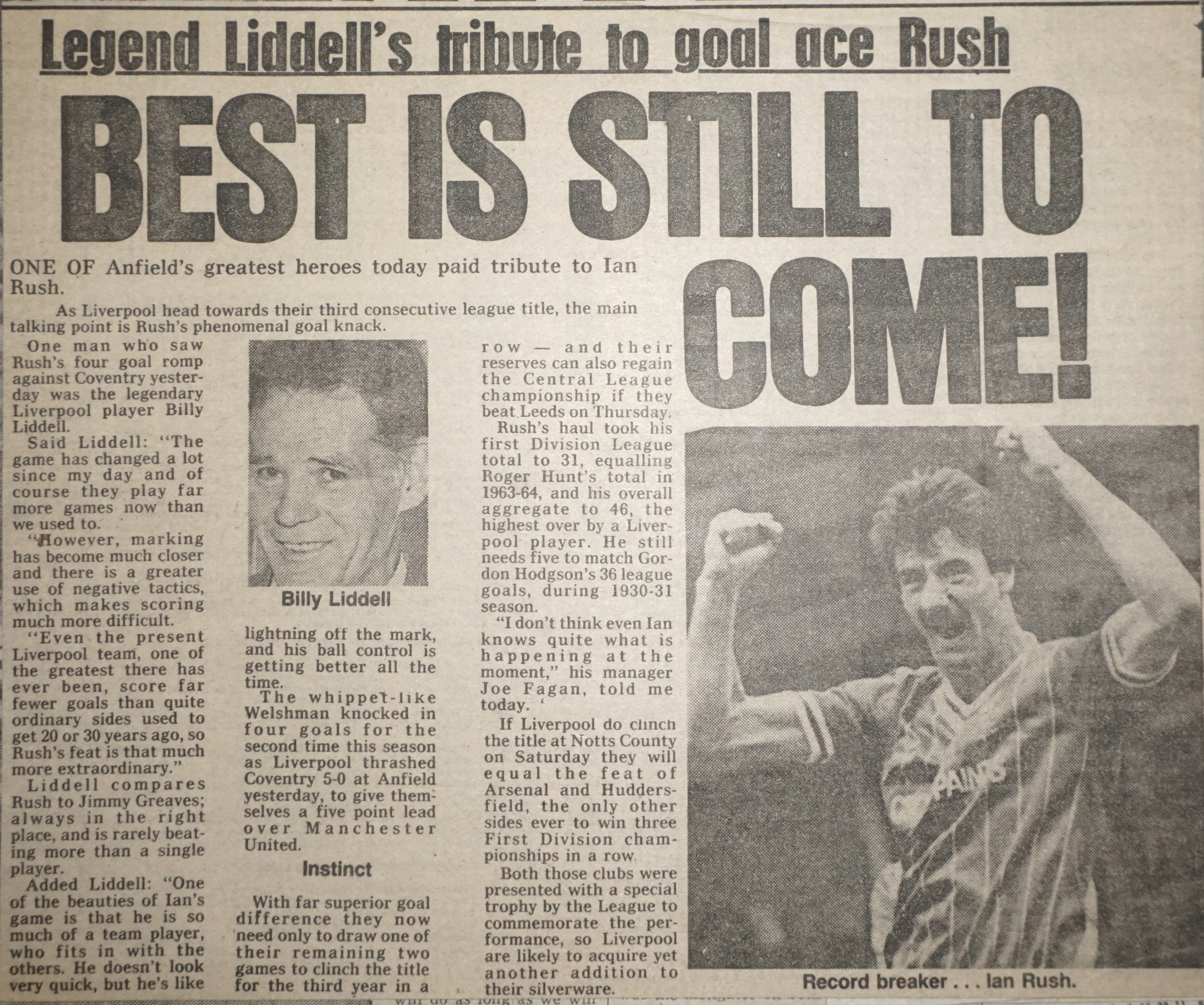 Liverpool career stats for Billy Liddell - LFChistory - Stats galore ...