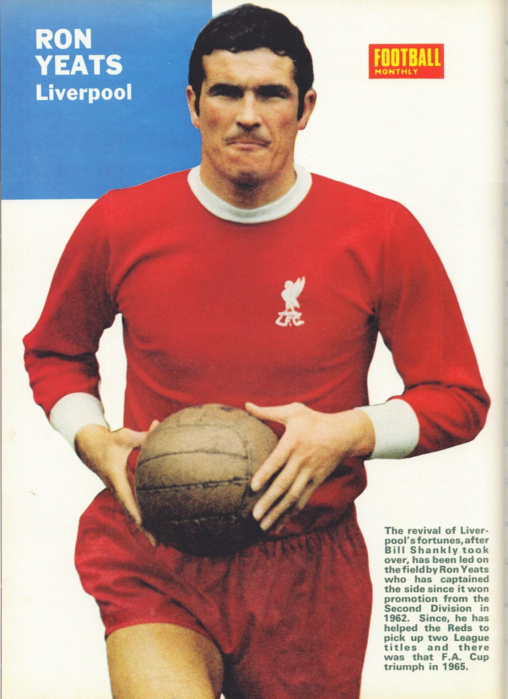 Liverpool career stats for Ron Yeats - LFChistory - Stats galore for ...