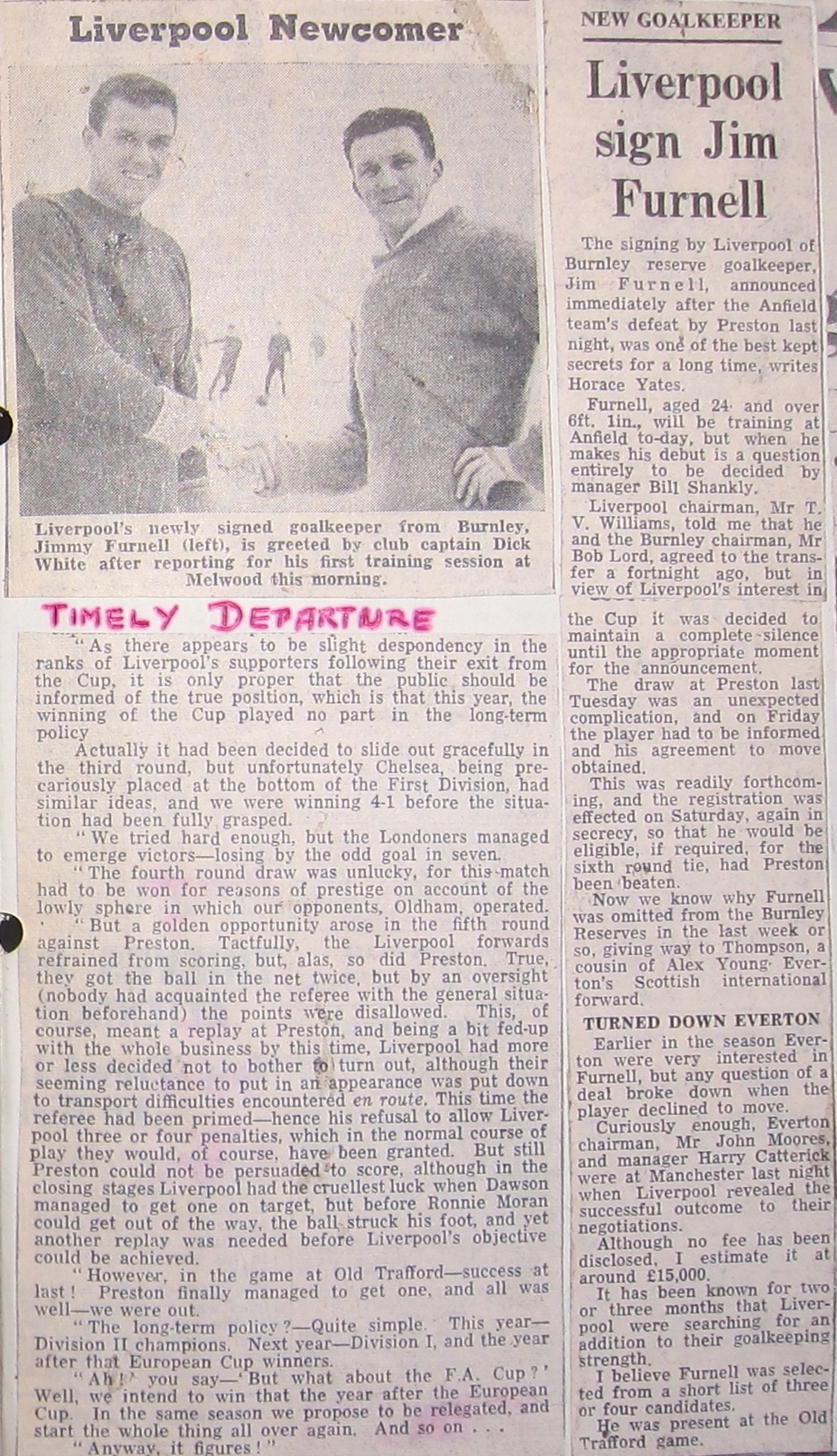 Liverpool career stats for Jim Furnell - LFChistory - Stats galore for ...