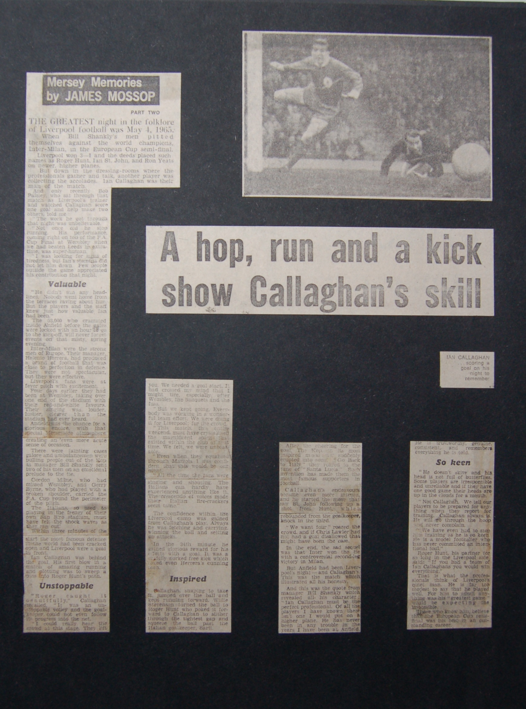 Matchdetails from Liverpool - Inter Milan played on Tuesday 4 May 1965 ...