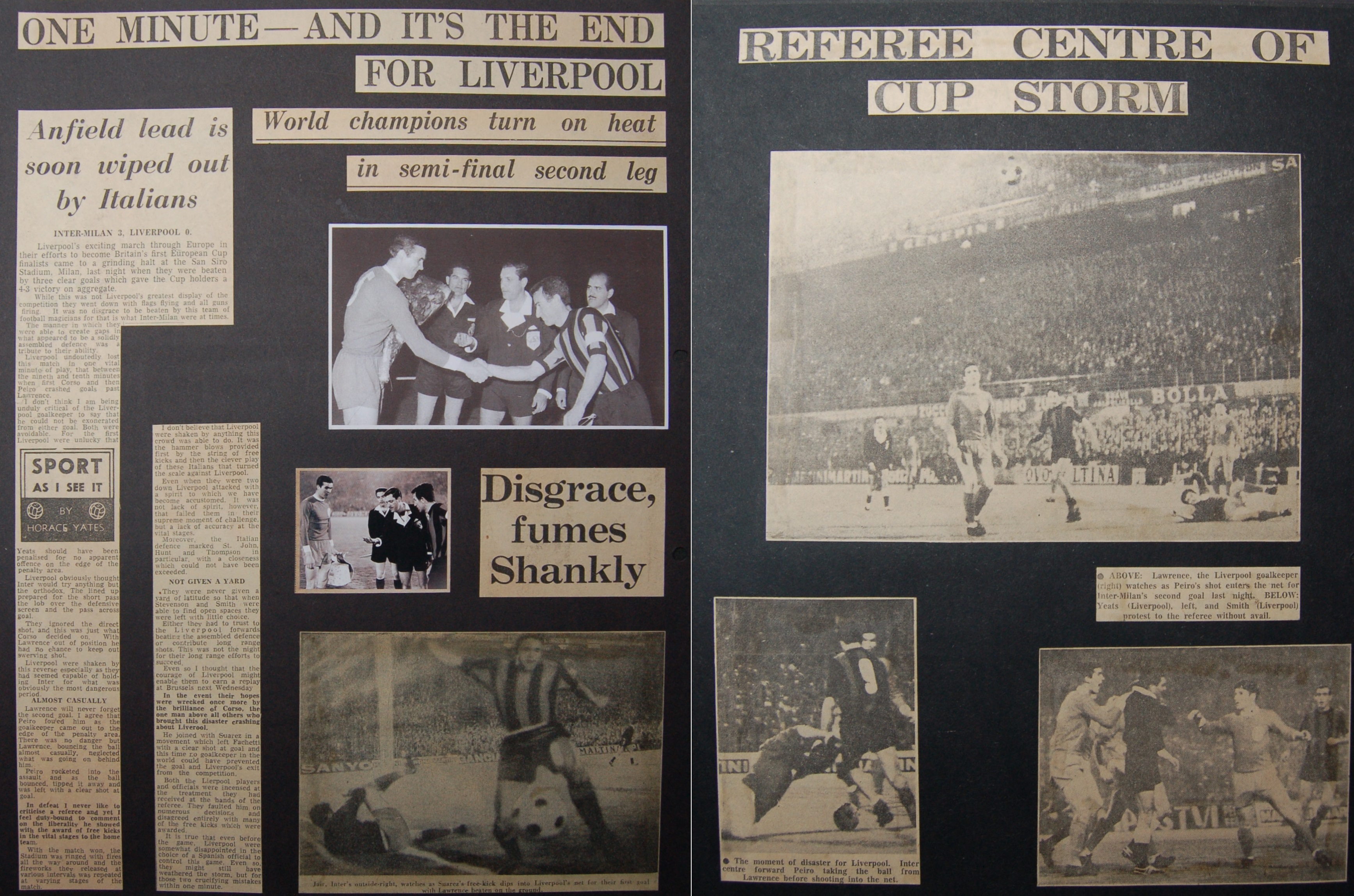 Inter Milan V Liverpool 1965 Programmed