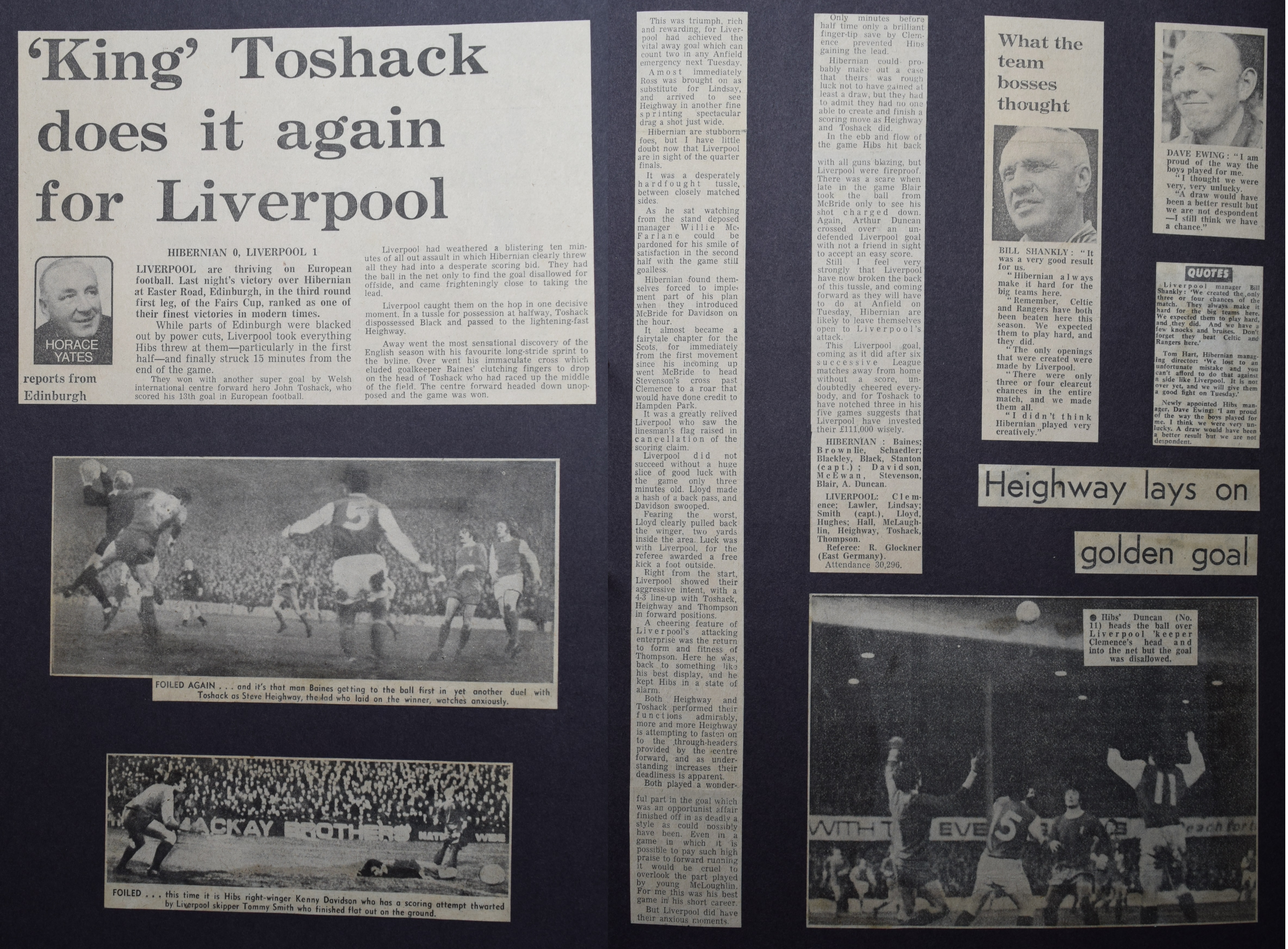 Liverpool career stats for John Toshack - LFChistory - Stats galore for ...