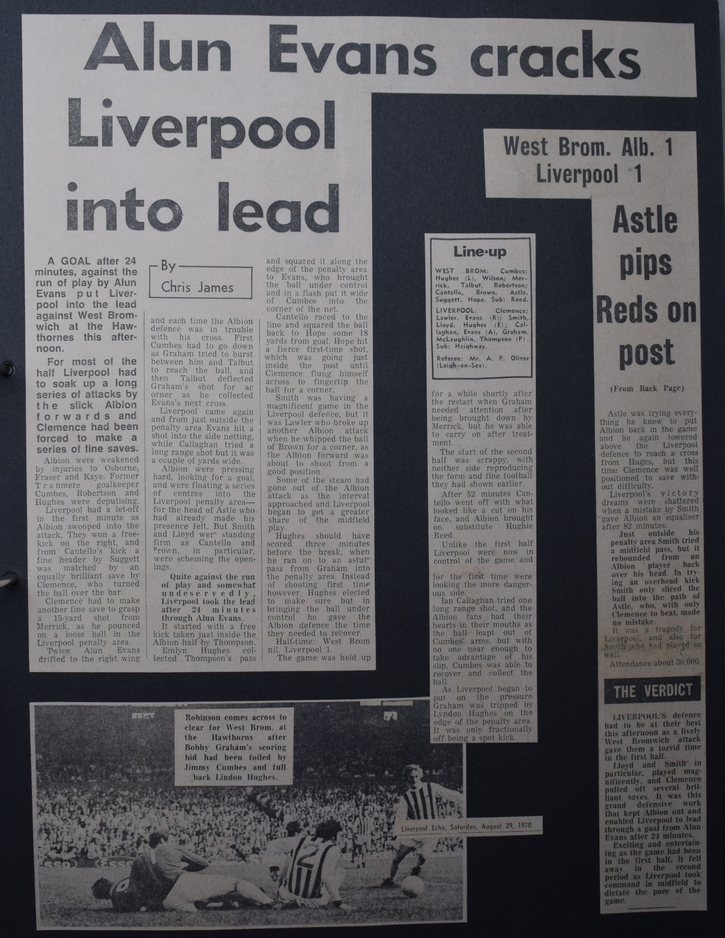 Liverpool career stats for Alun Evans - LFChistory - Stats galore for ...
