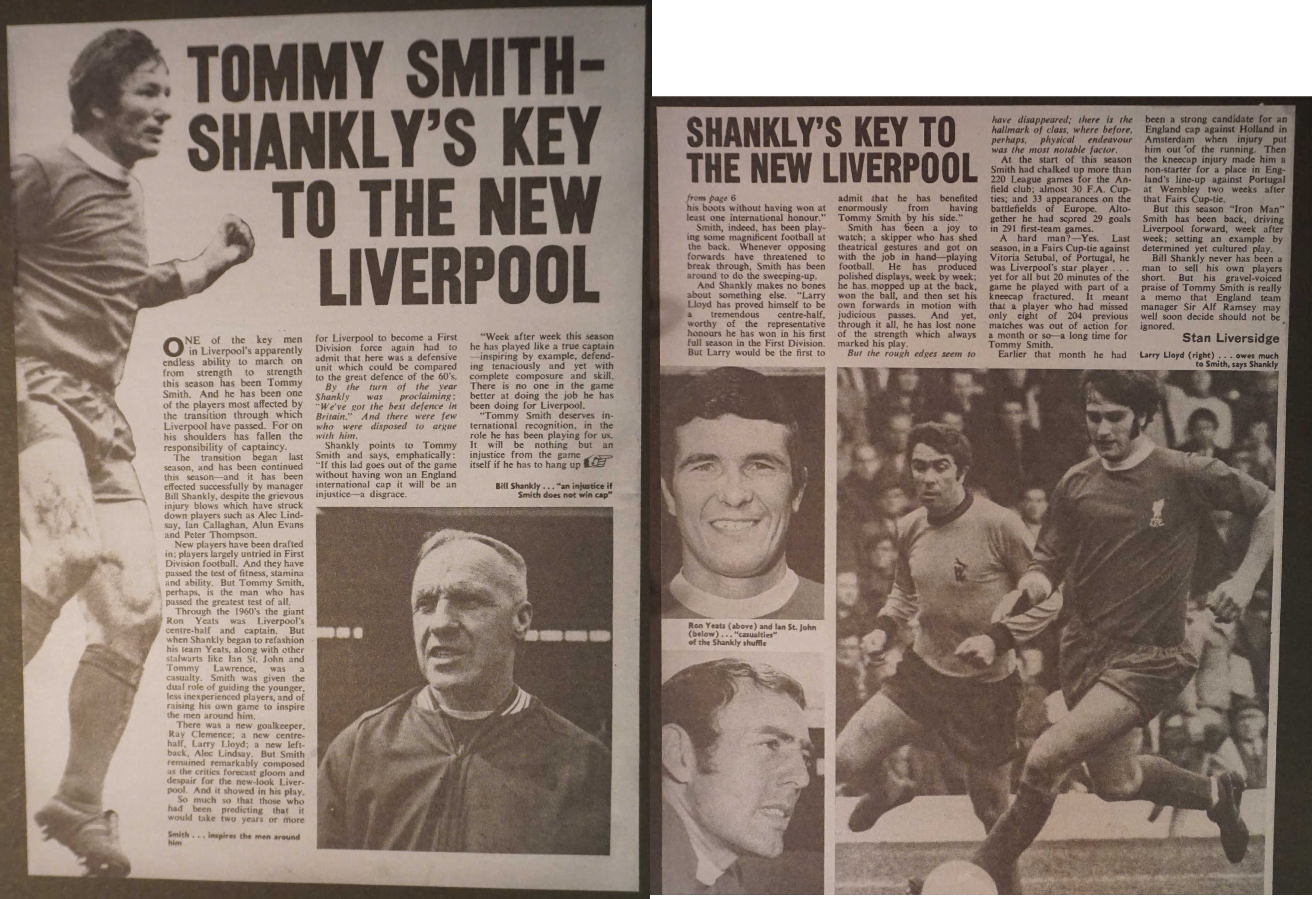 Liverpool career stats for Tommy Smith - LFChistory - Stats galore for ...