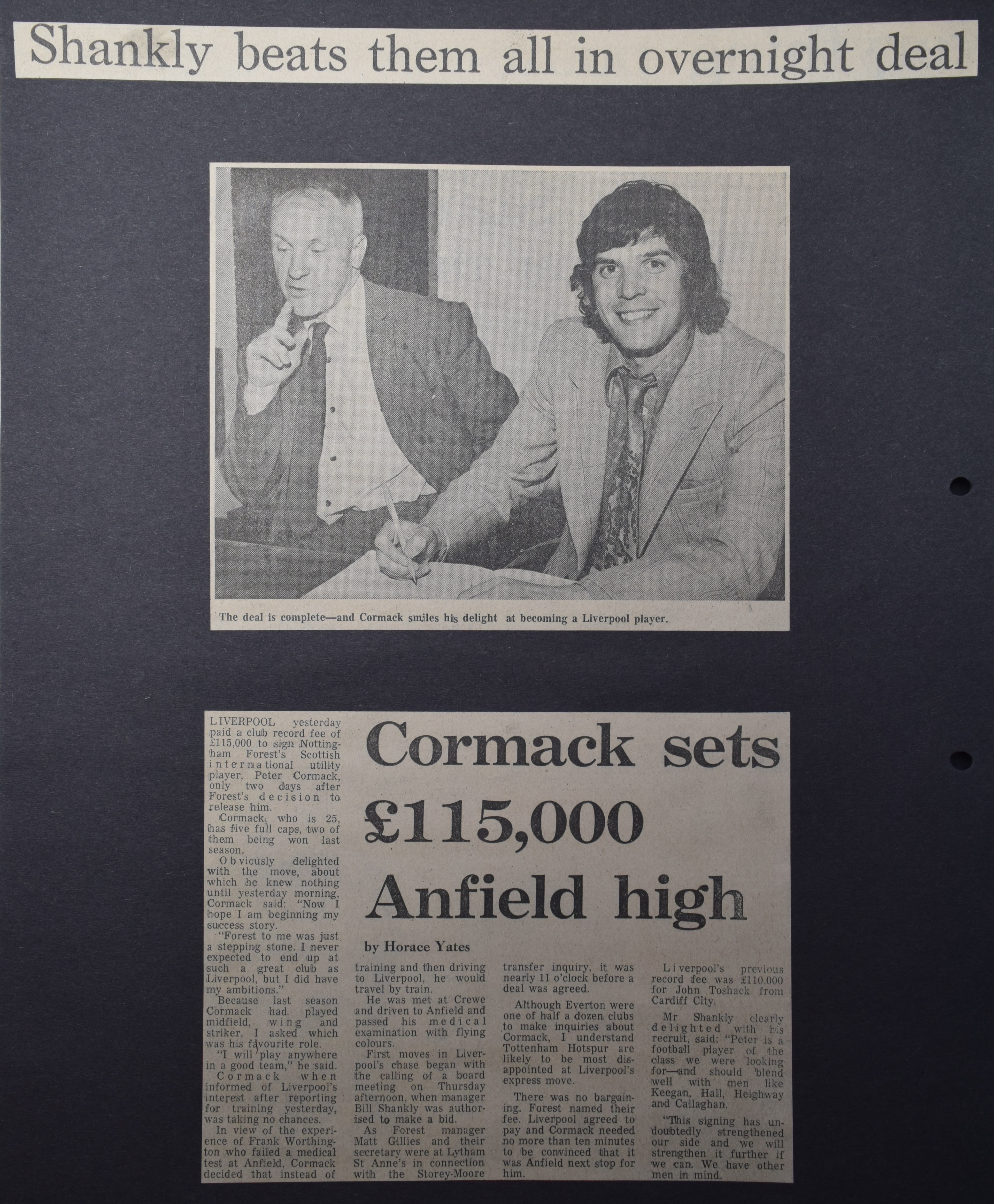 Liverpool career stats for Peter Cormack - LFChistory - Stats galore ...