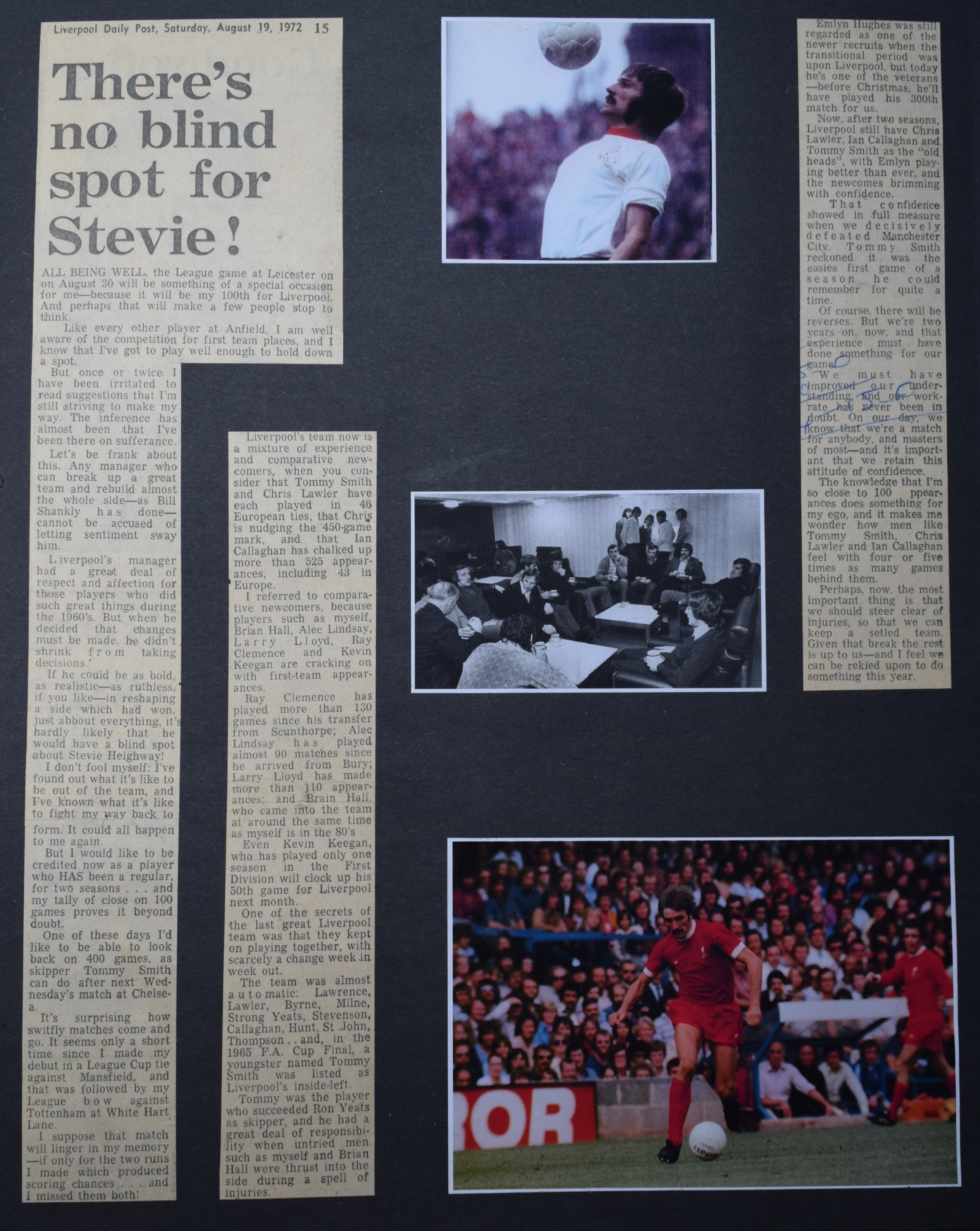 Liverpool career stats for Steve Heighway - LFChistory - Stats galore ...