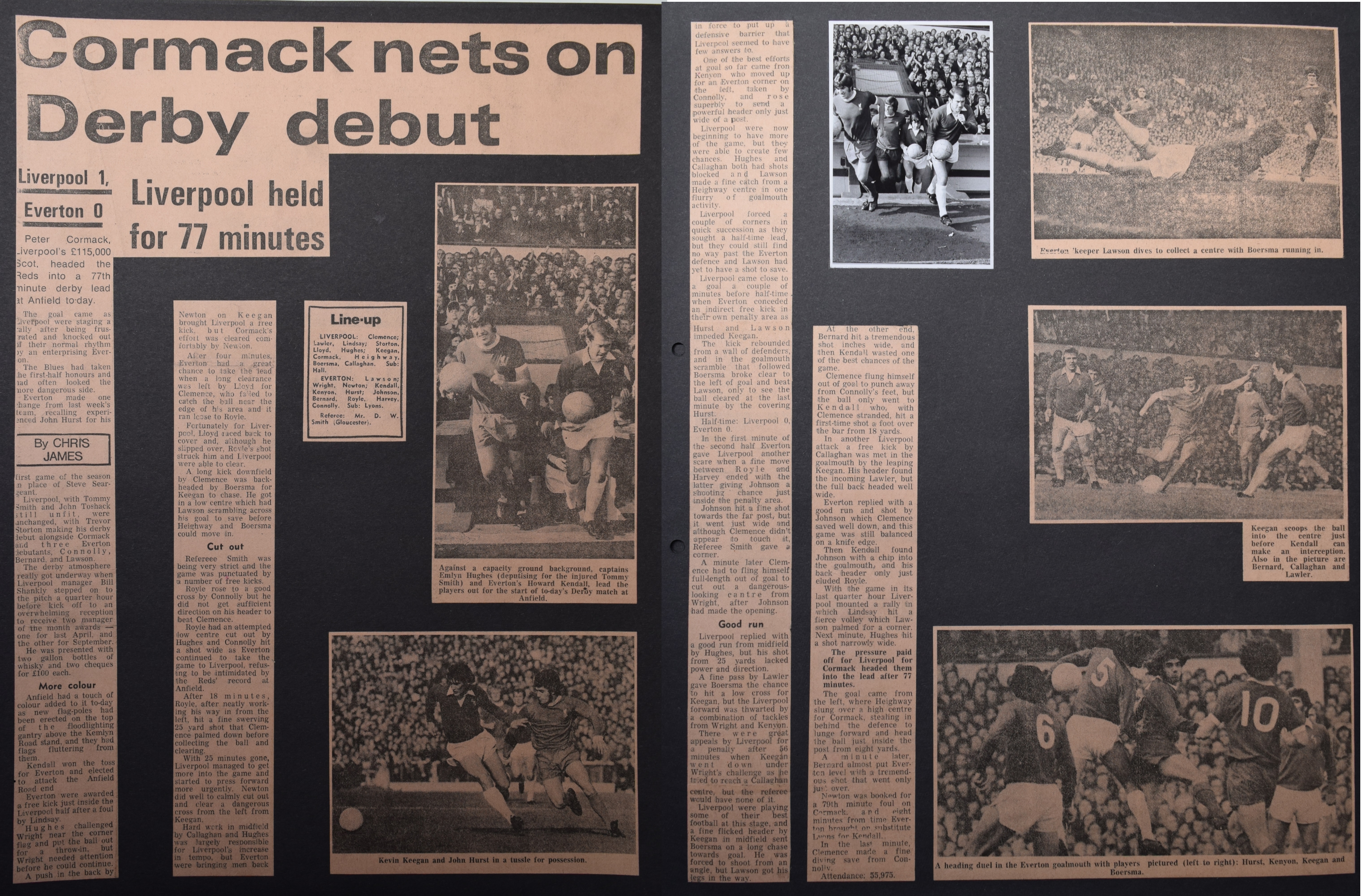 Liverpool career stats for Peter Cormack - LFChistory - Stats galore ...