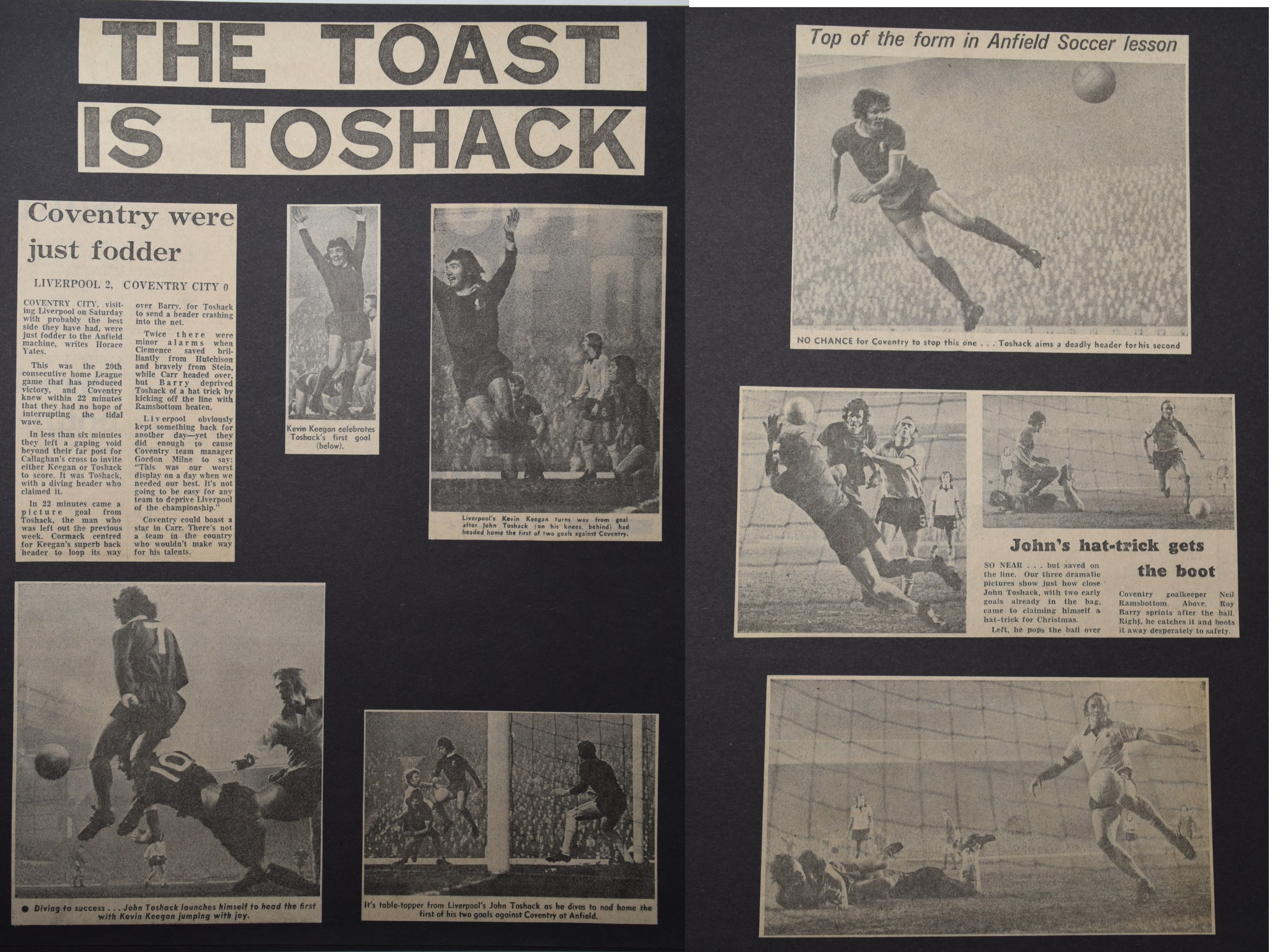 Liverpool career stats for John Toshack - LFChistory - Stats galore for ...