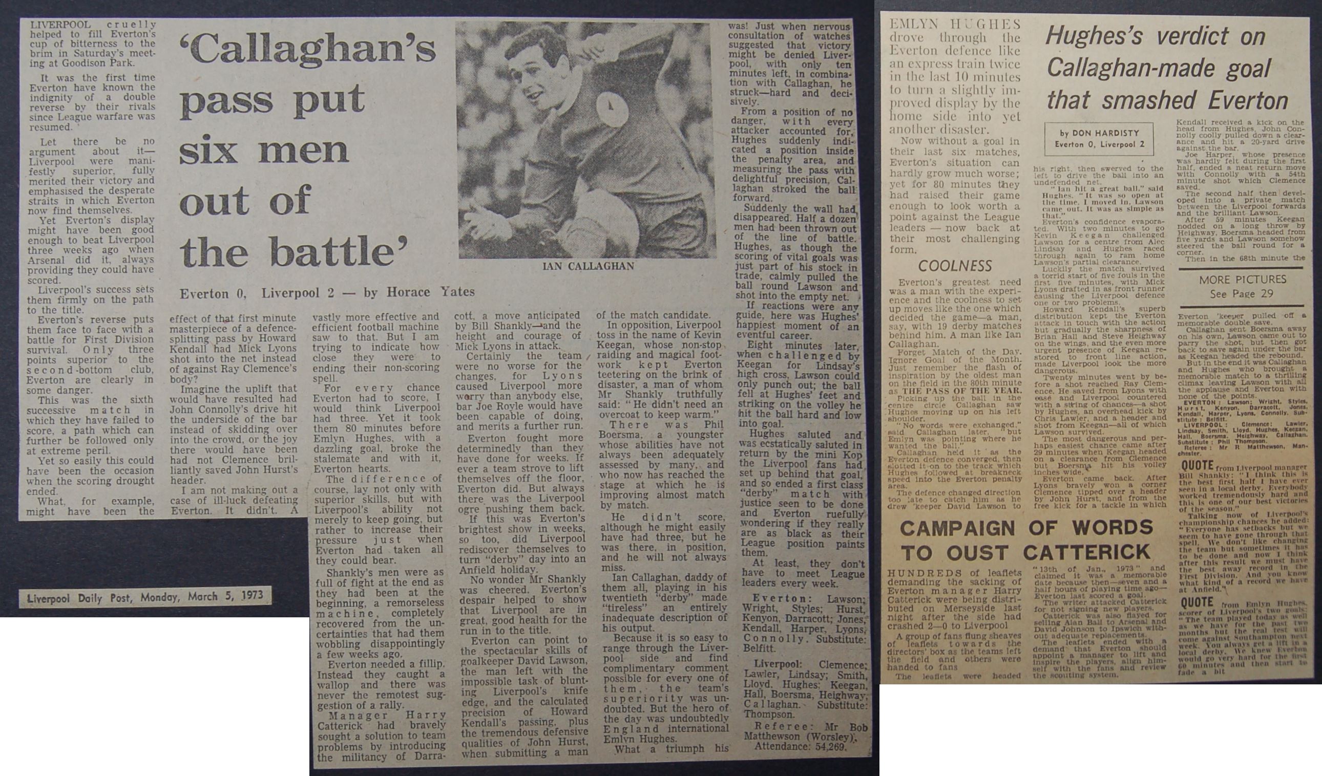 Liverpool career stats for Ian Callaghan - LFChistory - Stats galore ...