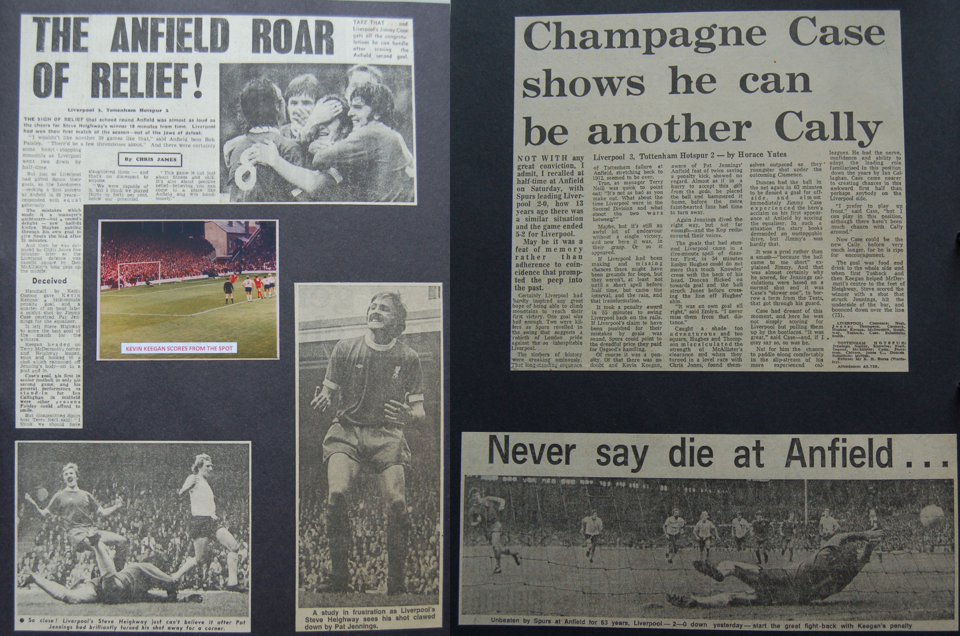 Liverpool career stats for Jimmy Case - LFChistory - Stats galore for ...