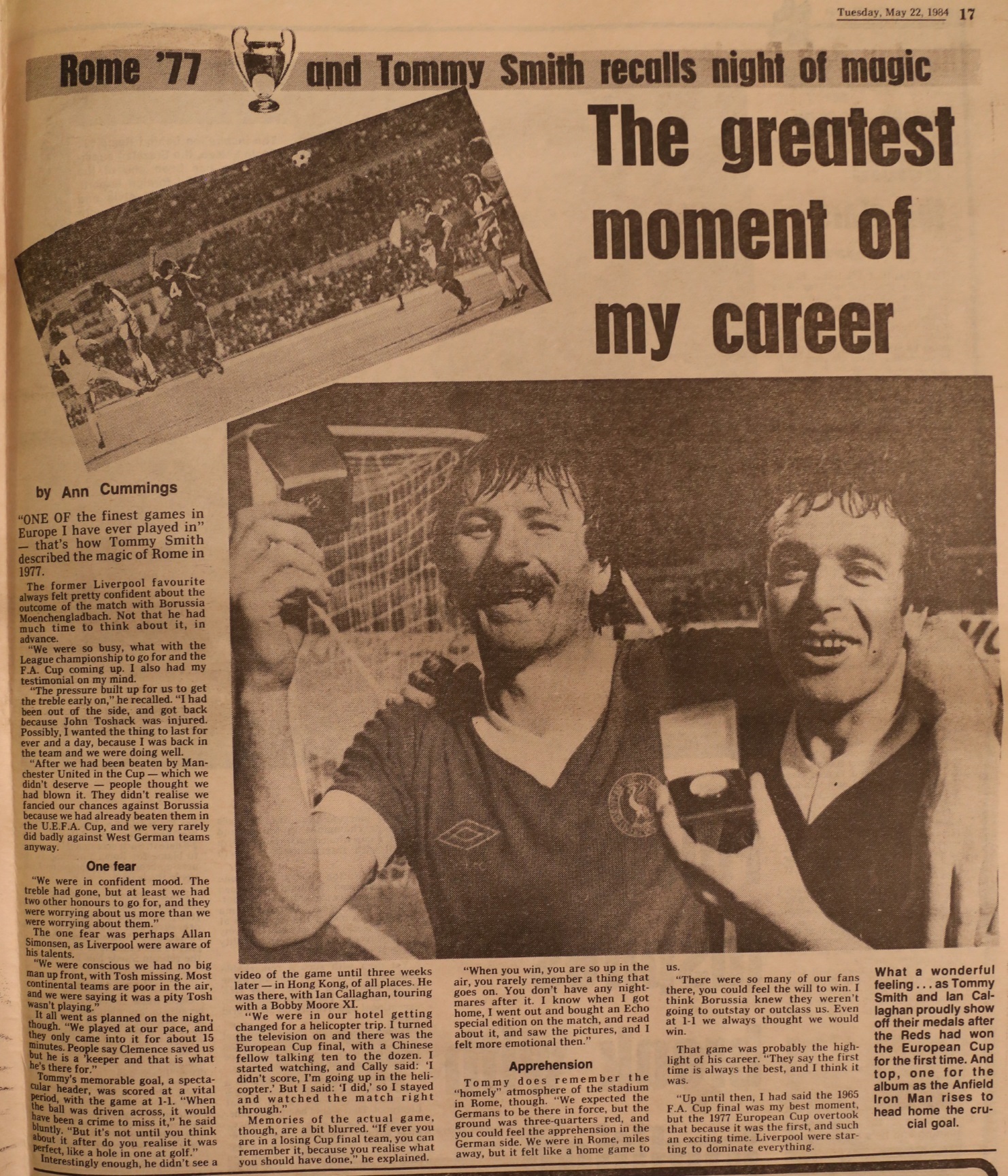 Liverpool career stats for Tommy Smith - LFChistory - Stats galore for ...