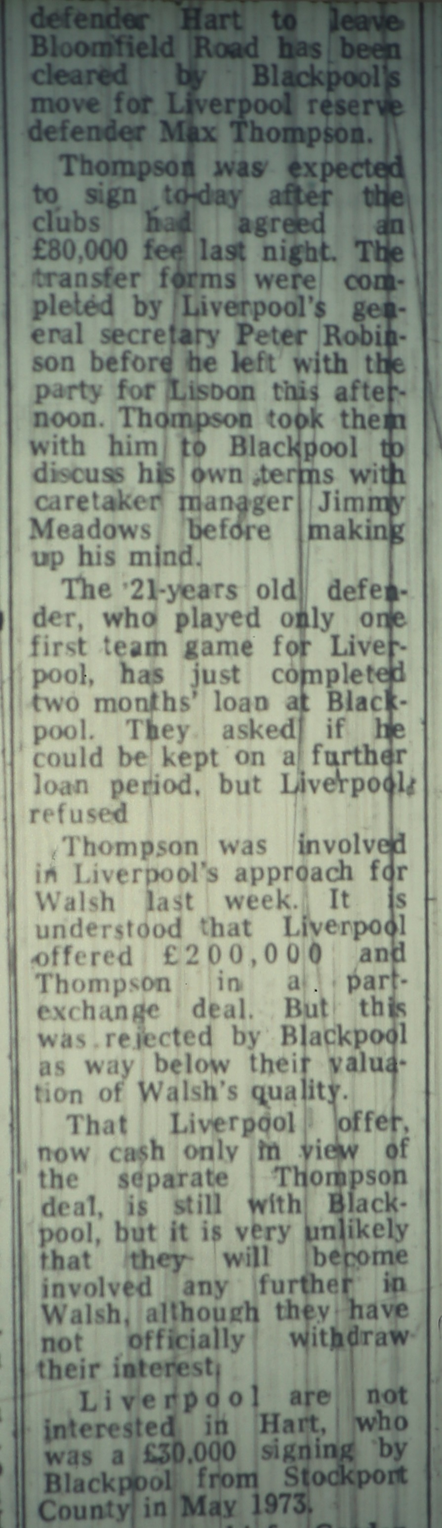 Liverpool career stats for Max Thompson - LFChistory - Stats galore for ...