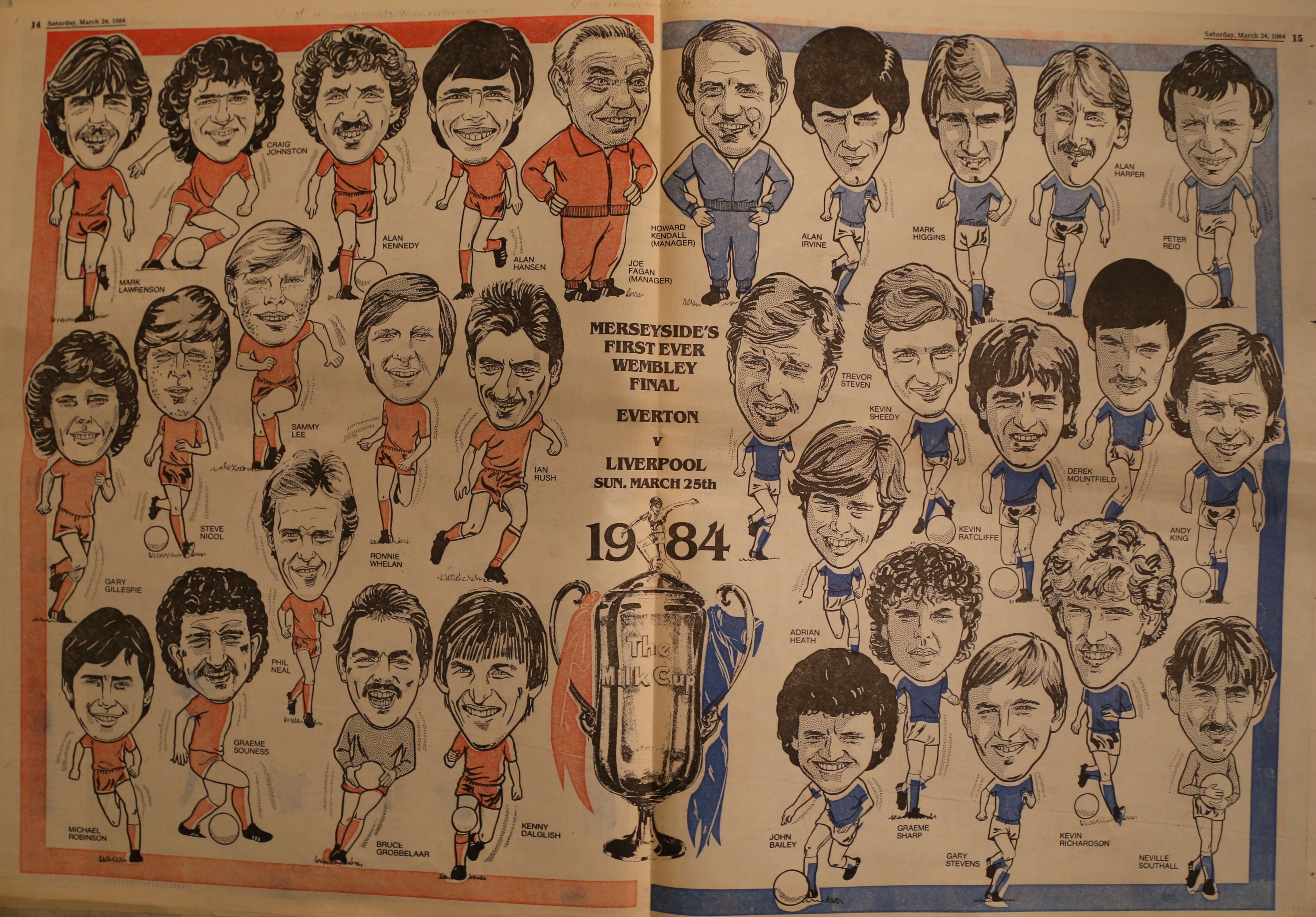 Matchdetails from Liverpool - Everton played on Sunday 25 March 1984 ...