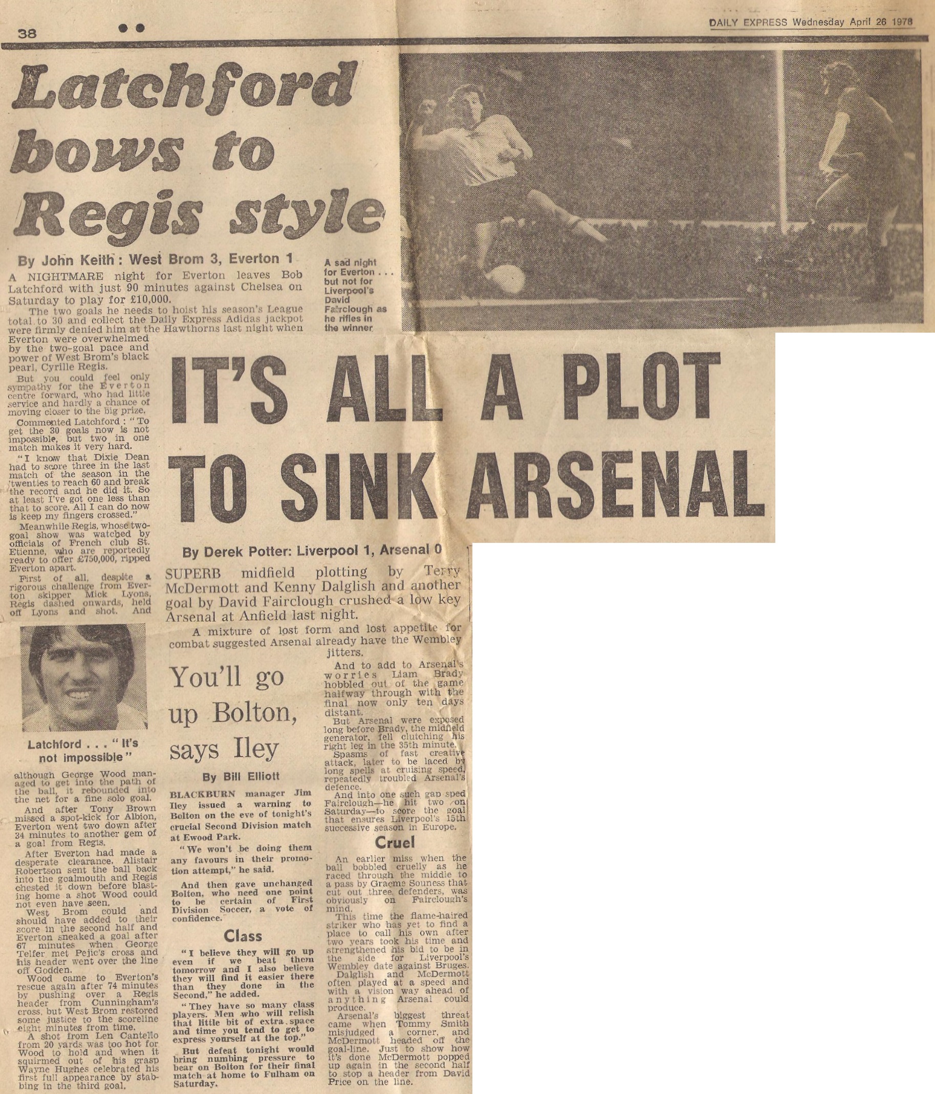 Liverpool career stats for David Fairclough - LFChistory - Stats galore ...