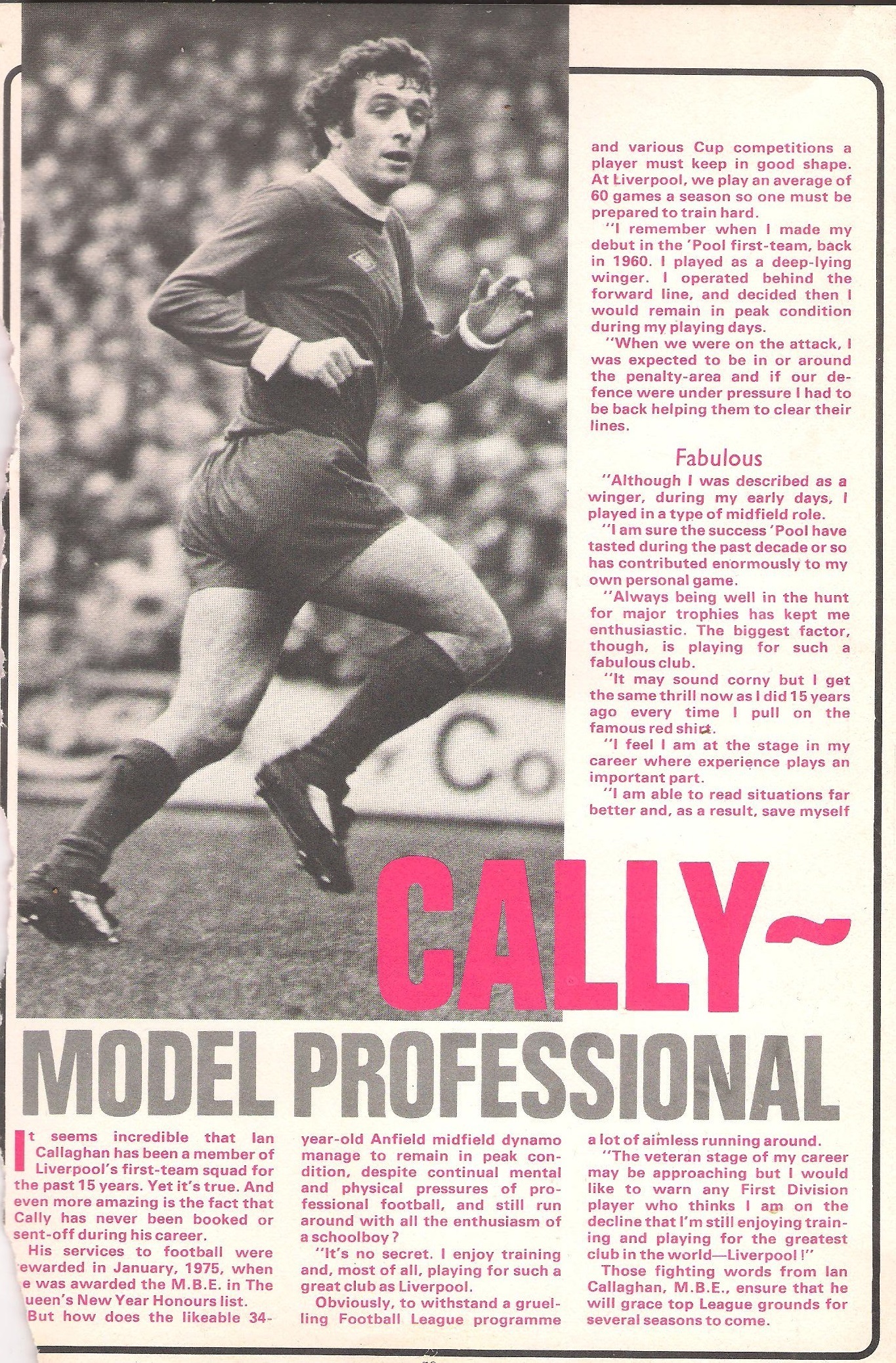 Liverpool career stats for Ian Callaghan - LFChistory - Stats galore ...