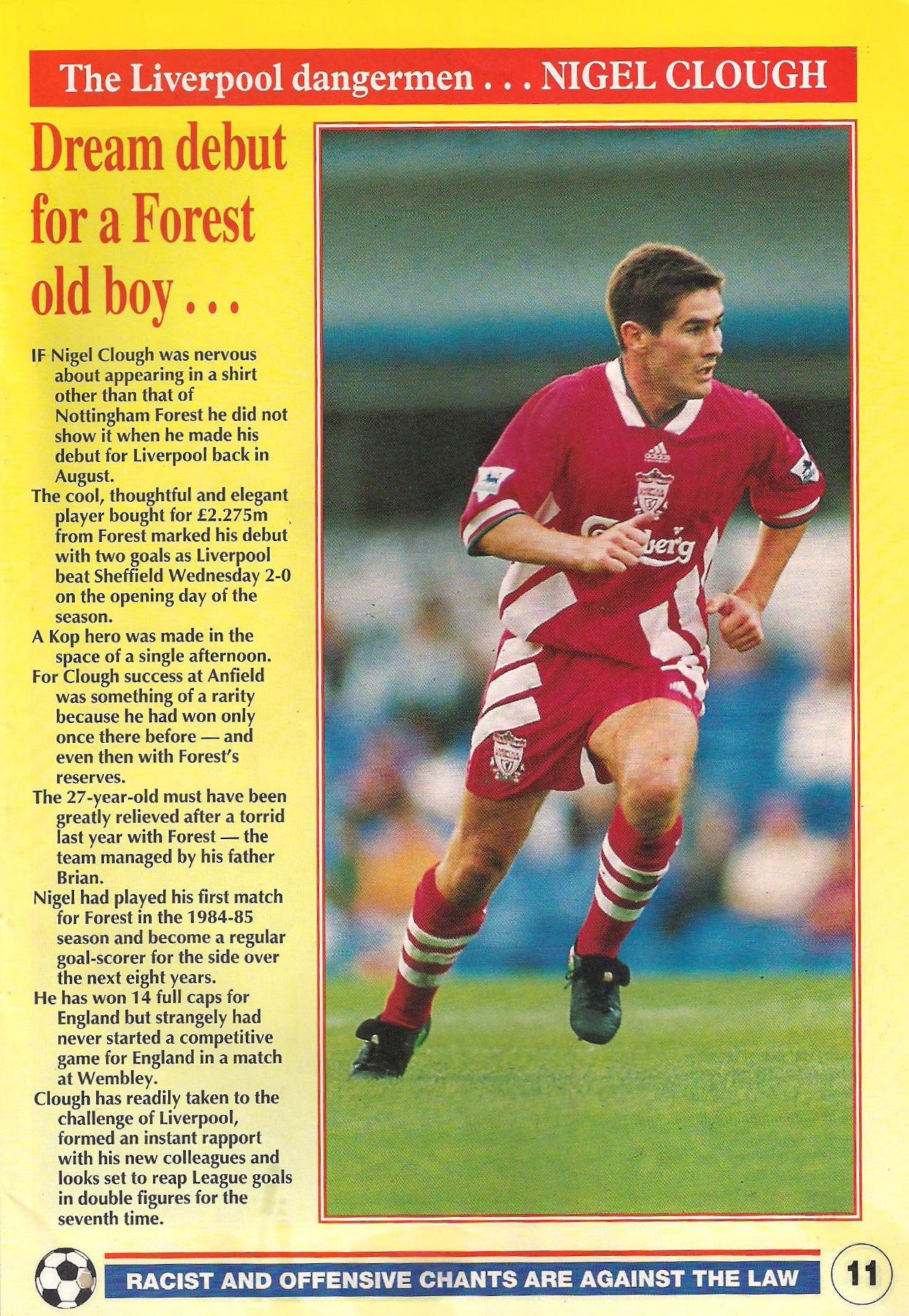 Liverpool career stats for Nigel Clough - LFChistory - Stats galore for ...